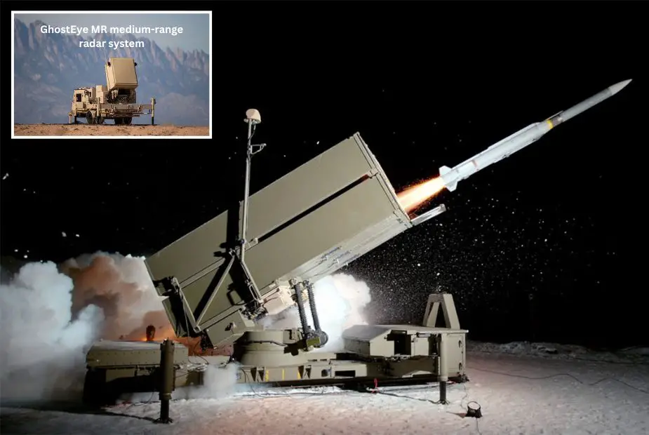 Kongsberg Reveals Upgrades to NASAMS with AMRAAM-ER Missile and GhostEye MR Radar