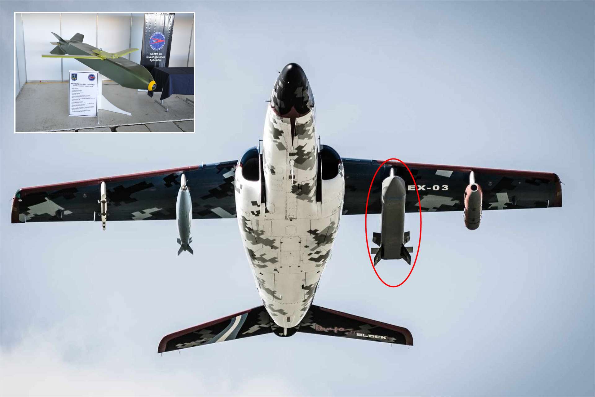 Argentine Air Force Revives Dardo 3 Glide Bomb Program