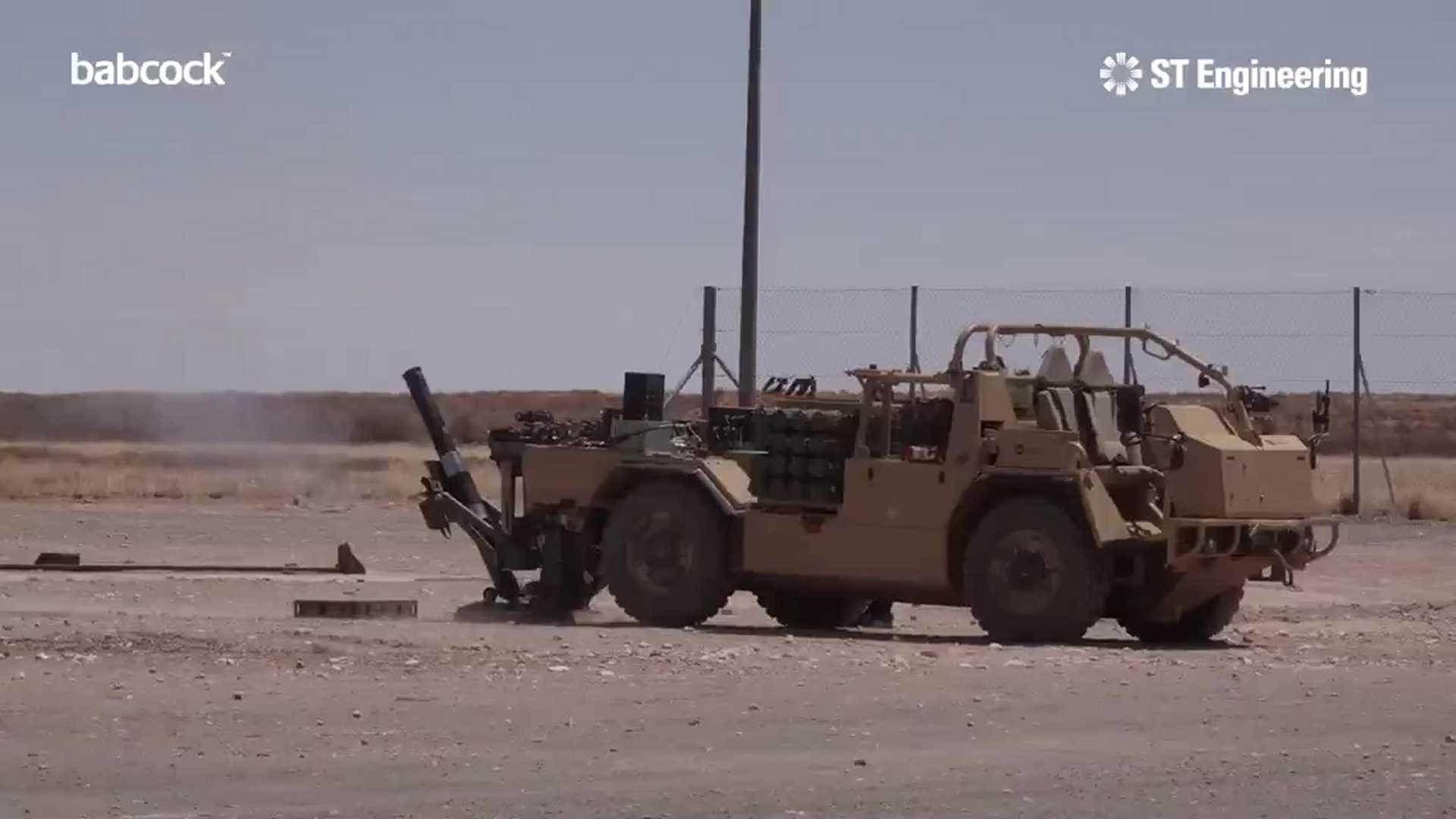 British Army tests new GDAMS 120mm mortar on Jackal tactical vehicle ...