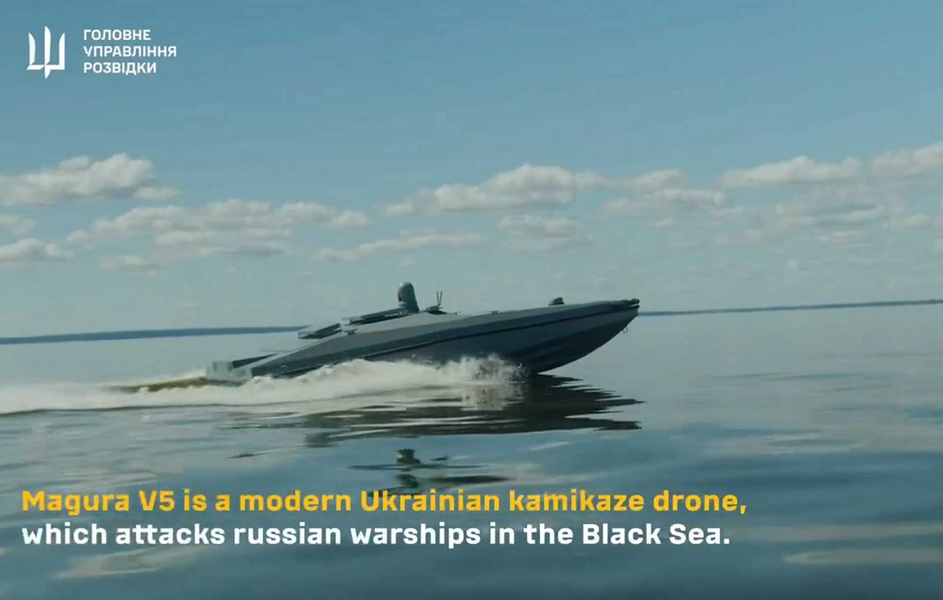 Ukraine's Magura V5 Naval Kamikaze Drone Makes History as First to Sink a Warship in Combat