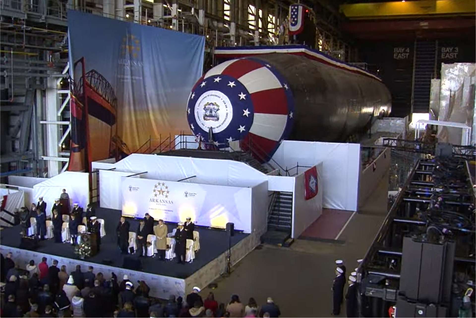 USS Arkansas Christened: A Submarine for Modern Era