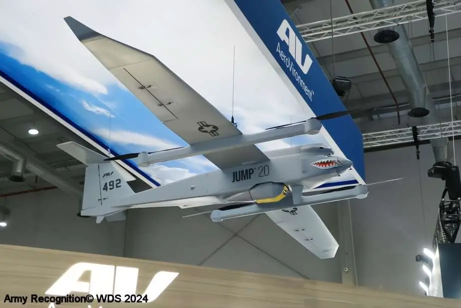WDS 2024: US company AeroVironment showcases Jump 20 VTOL UAS