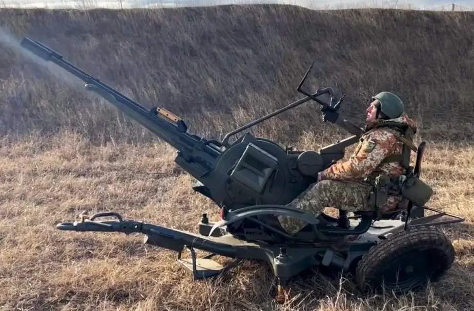 Ukrainian Border Guards Receive New Polish supplied ZU 23 2 Anti Ukrainian Border Guards Receive New Polish supplied ZU 23 2 Anti