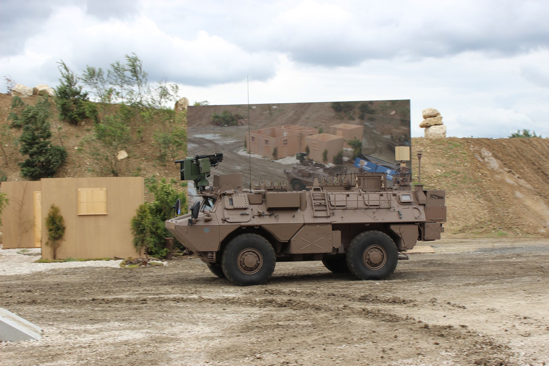 EUROSATORY French Army presents newly in use Anti-Drone VAB