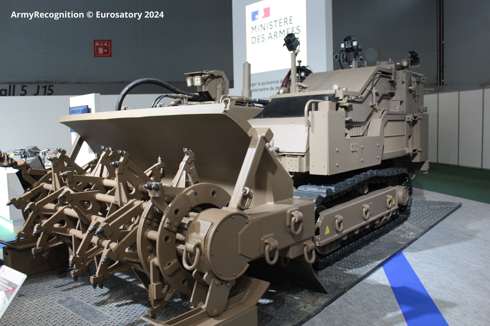 French Armed Forces Displays SDZ Demining System at Eurosatory 2024