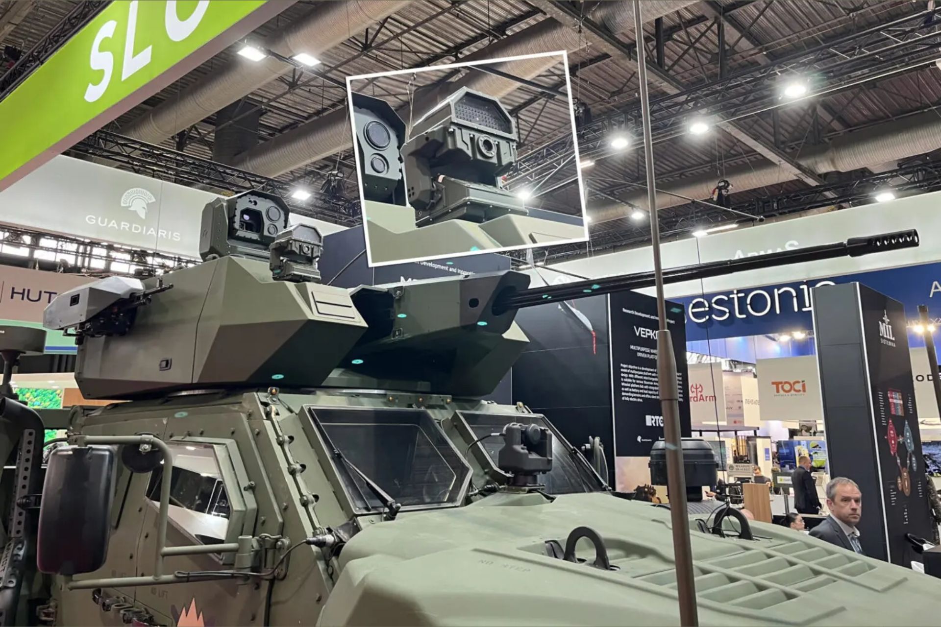 Guardiaris consortium present new Non-lethal system against Aircraft