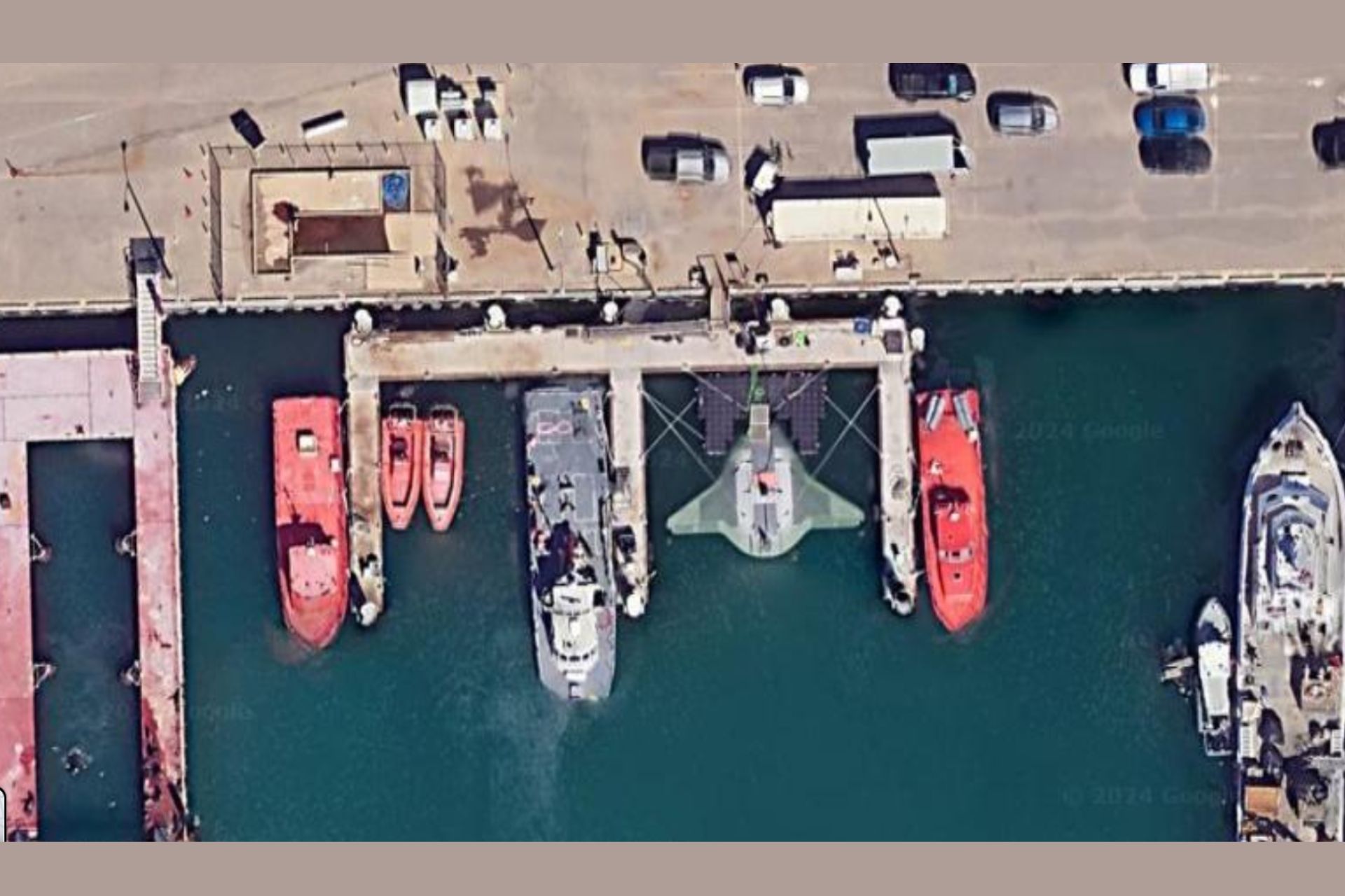 OSINT: The classified Underwater Drone Manta Ray Spotted on Google Maps.