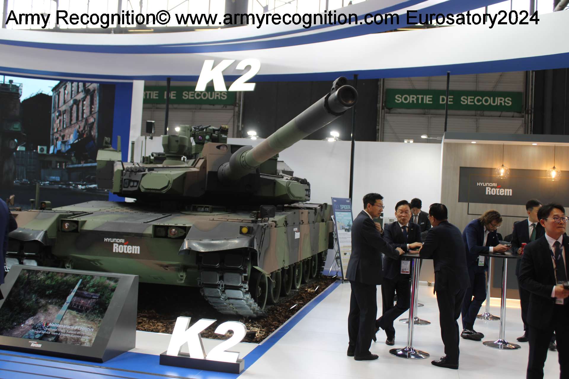 Hyundai Rotem exhibits upgraded K2EX Black Panther tank at Eurosatory 2024