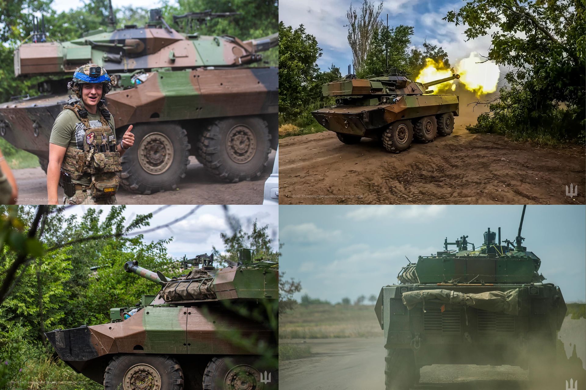 Ukraine release picture of French beloved Amx 10RCR serving with 37 ...