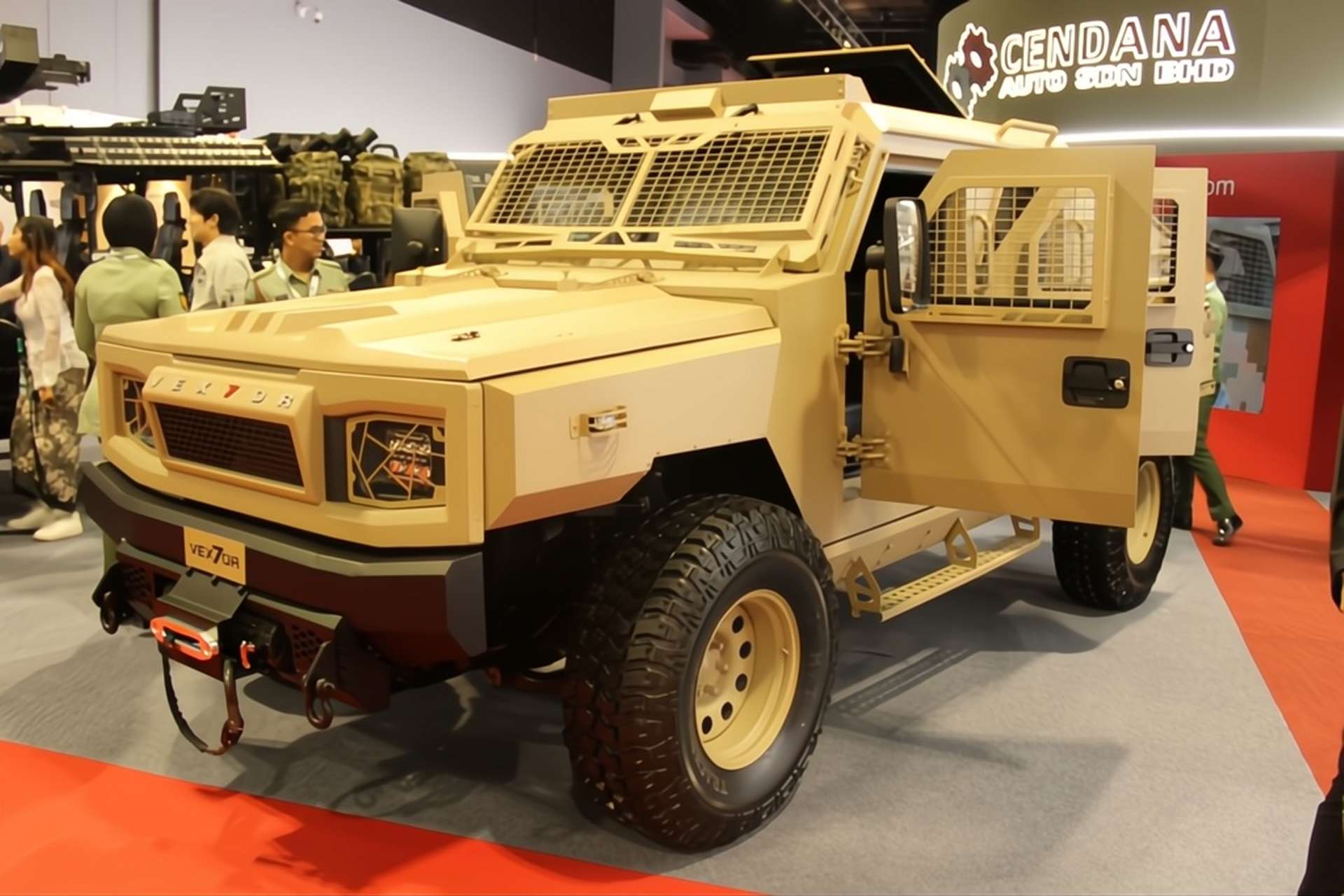 Cendana Auto unveils Vextor 4x4 light tactical transporter for ...