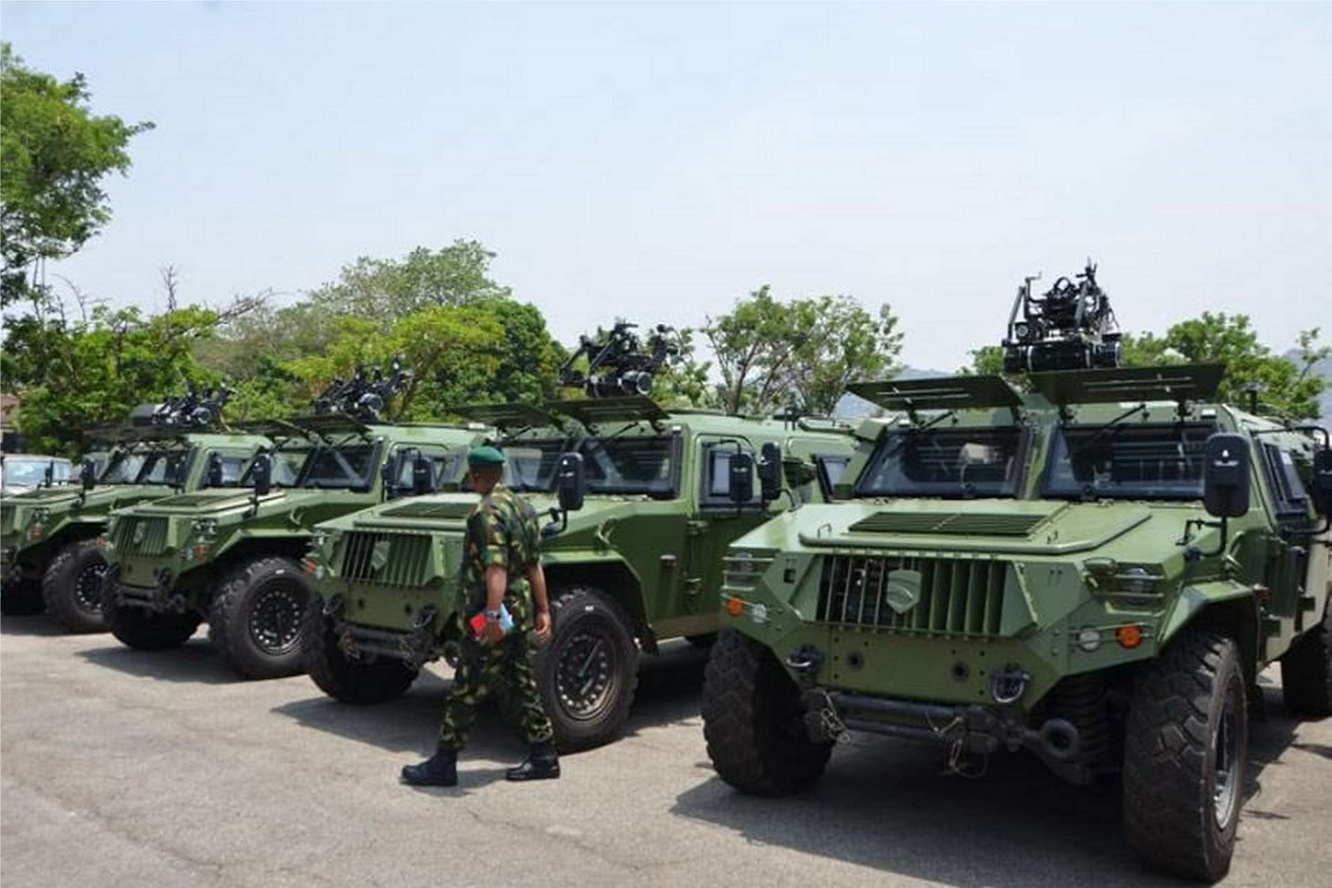 EPAIL From Nigeria Delivers 20 New Locally-Made Mengshi Light Armored ...