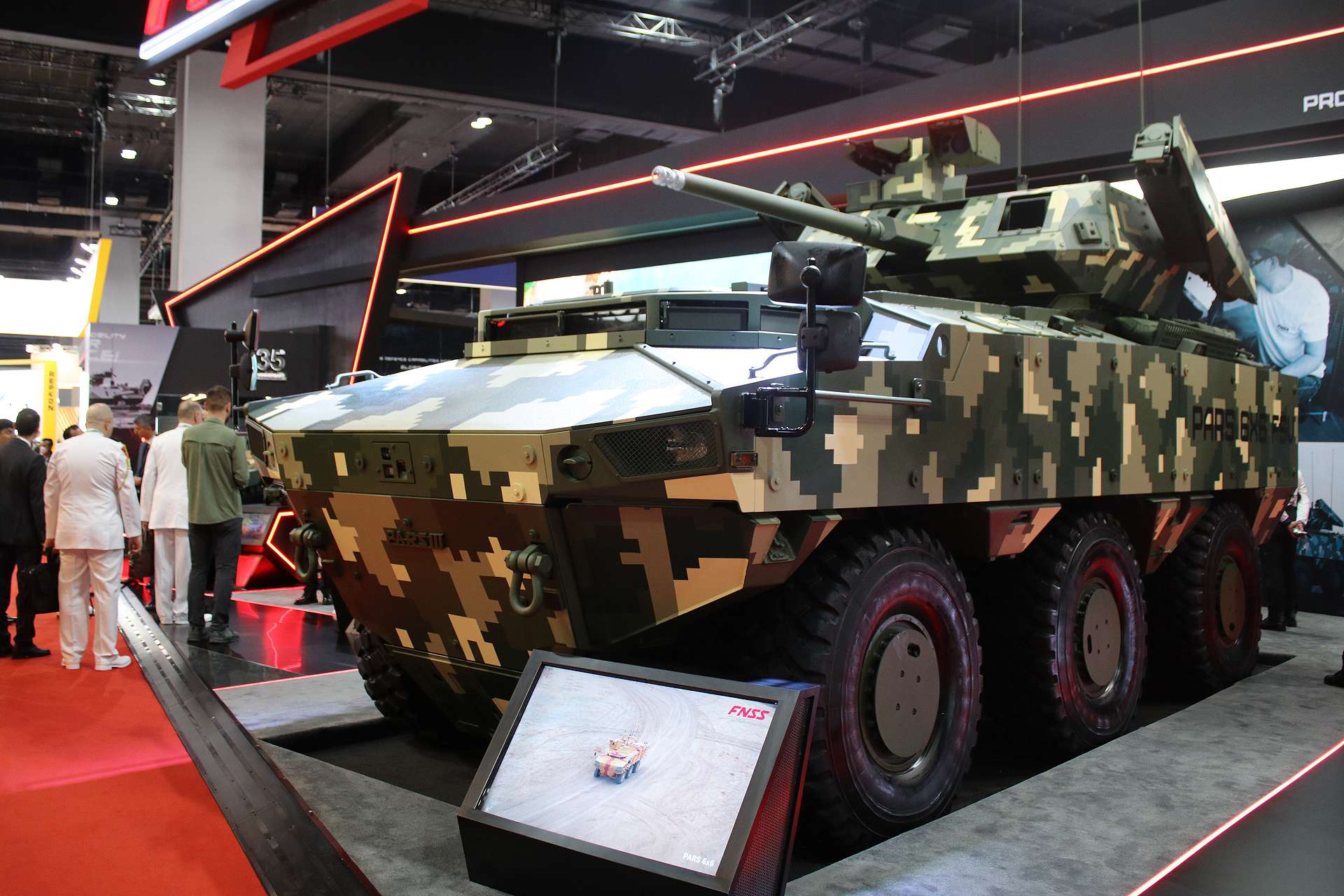 DSA 2024: FNSS from Türkiye Unveils Enhanced PARS III 6x6 Armored Fire ...