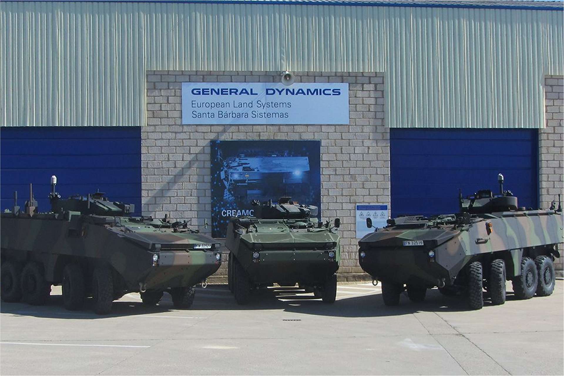 GDELS Delivers 3 Upgraded Piranha IIIC Armored Vehicles to Spain