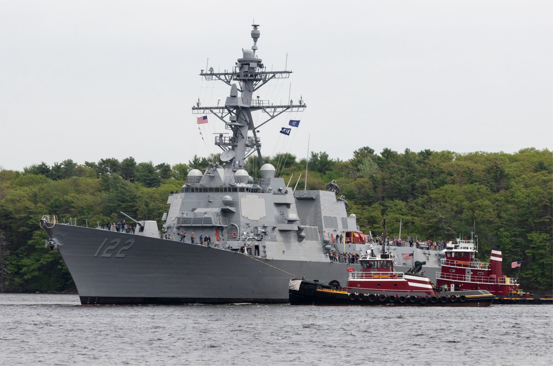 Successful completion of trials for US Navy Flight IIA destroyer USS ...