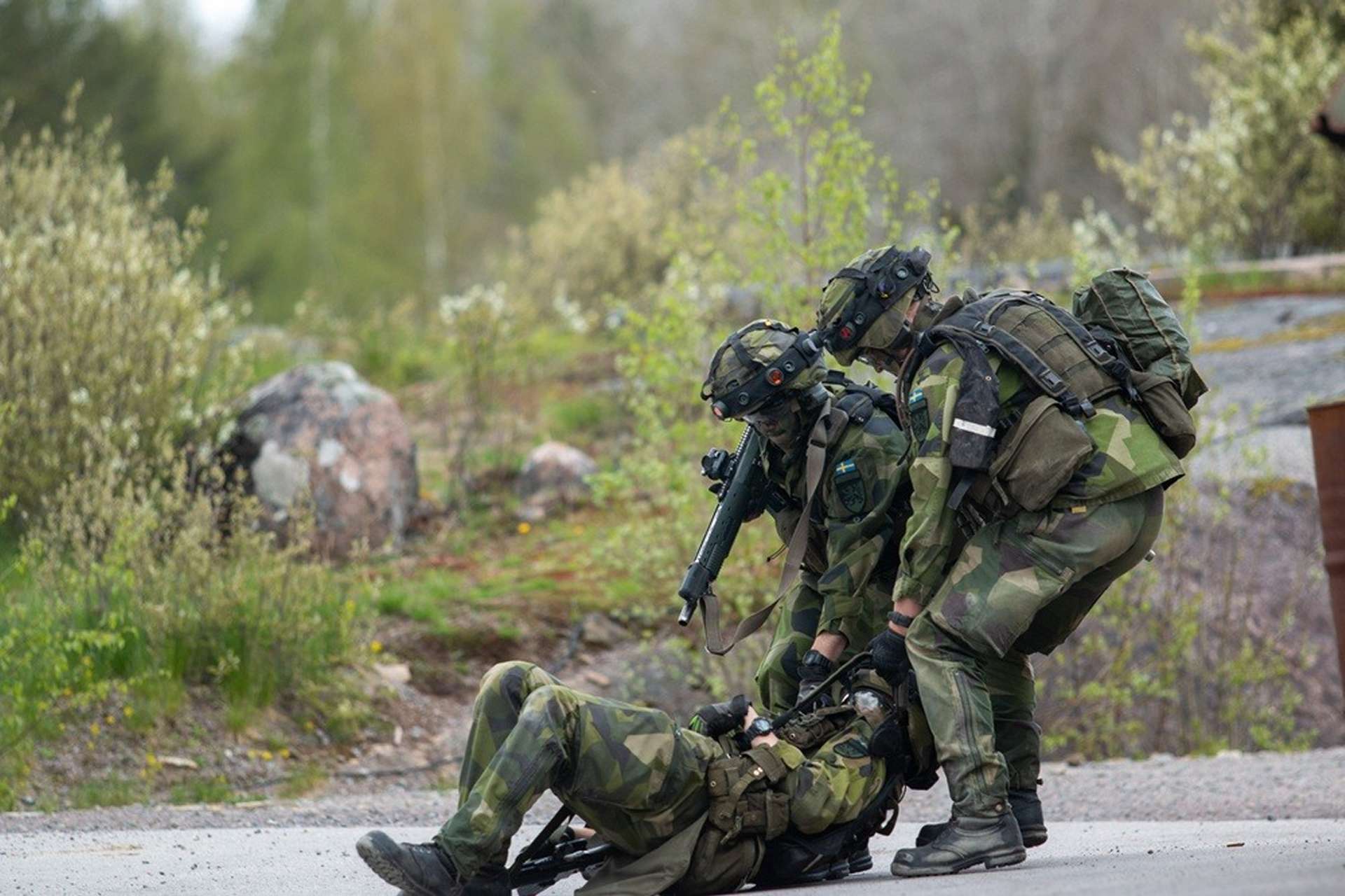 US and Swedish Forces Conduct Urban Training