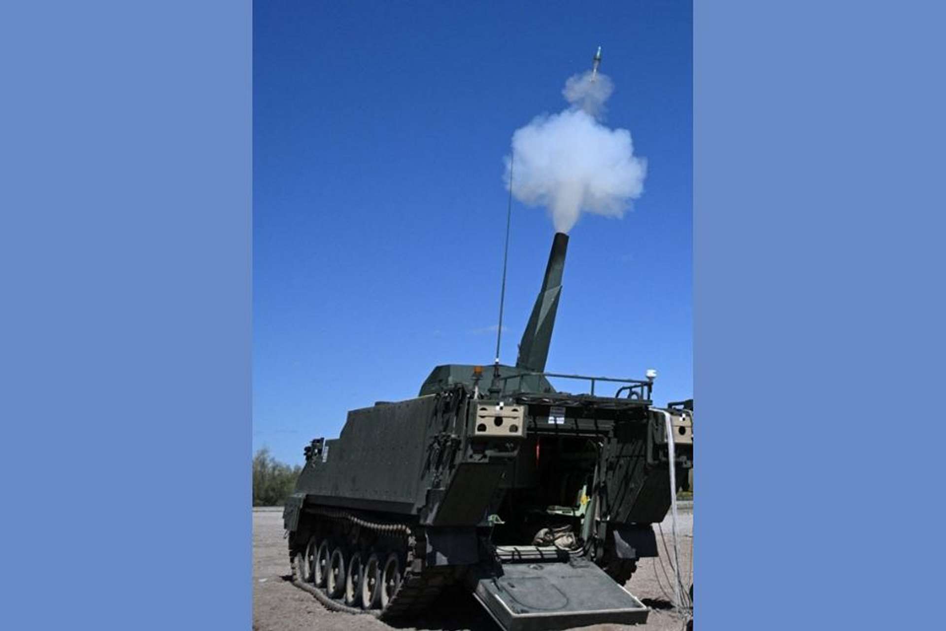 US Army conducts trials of new modular turreted mortar system in Arizona