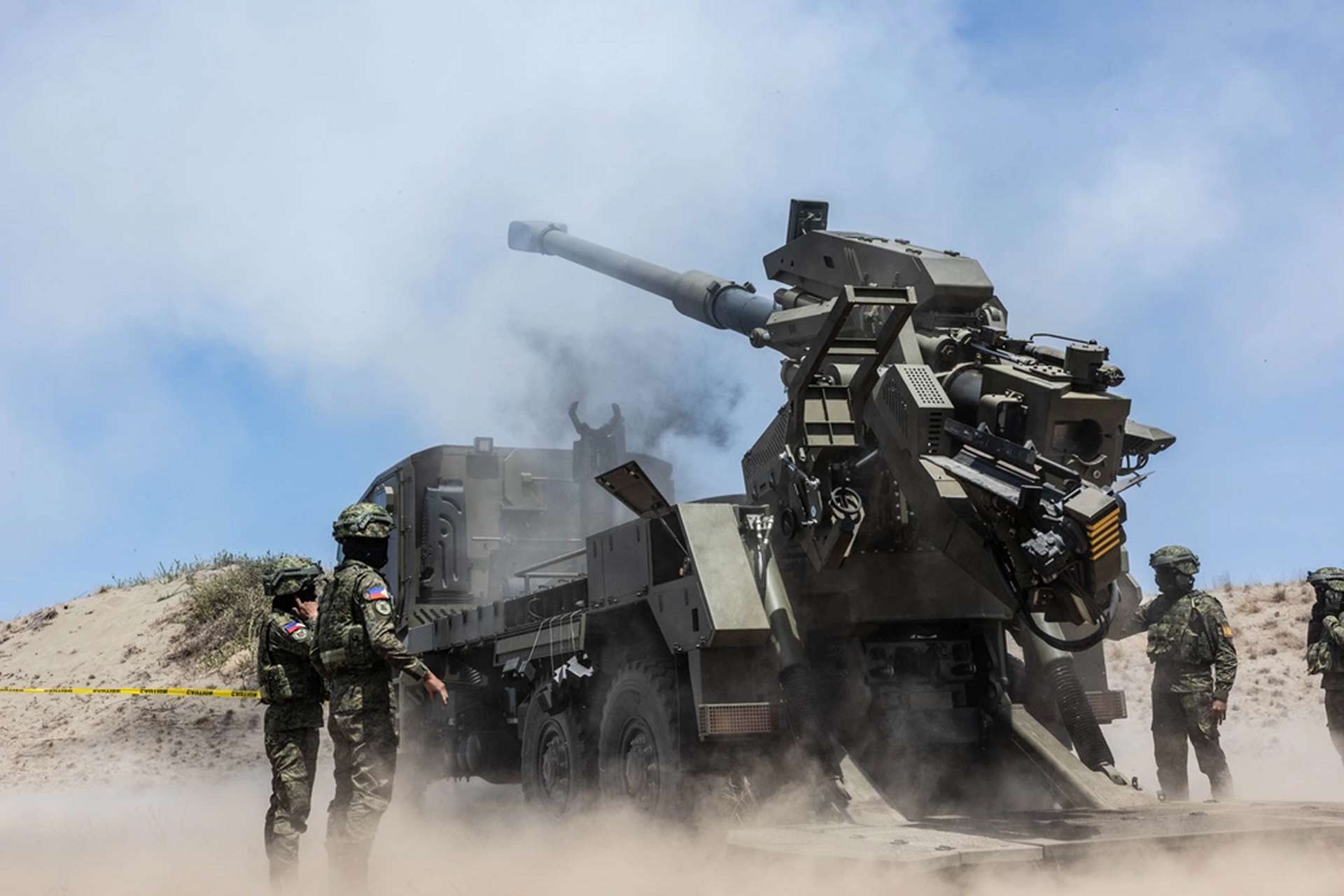 US and Philippines Conduct Joint Artillery Exercise with Israeli ATMOS ...