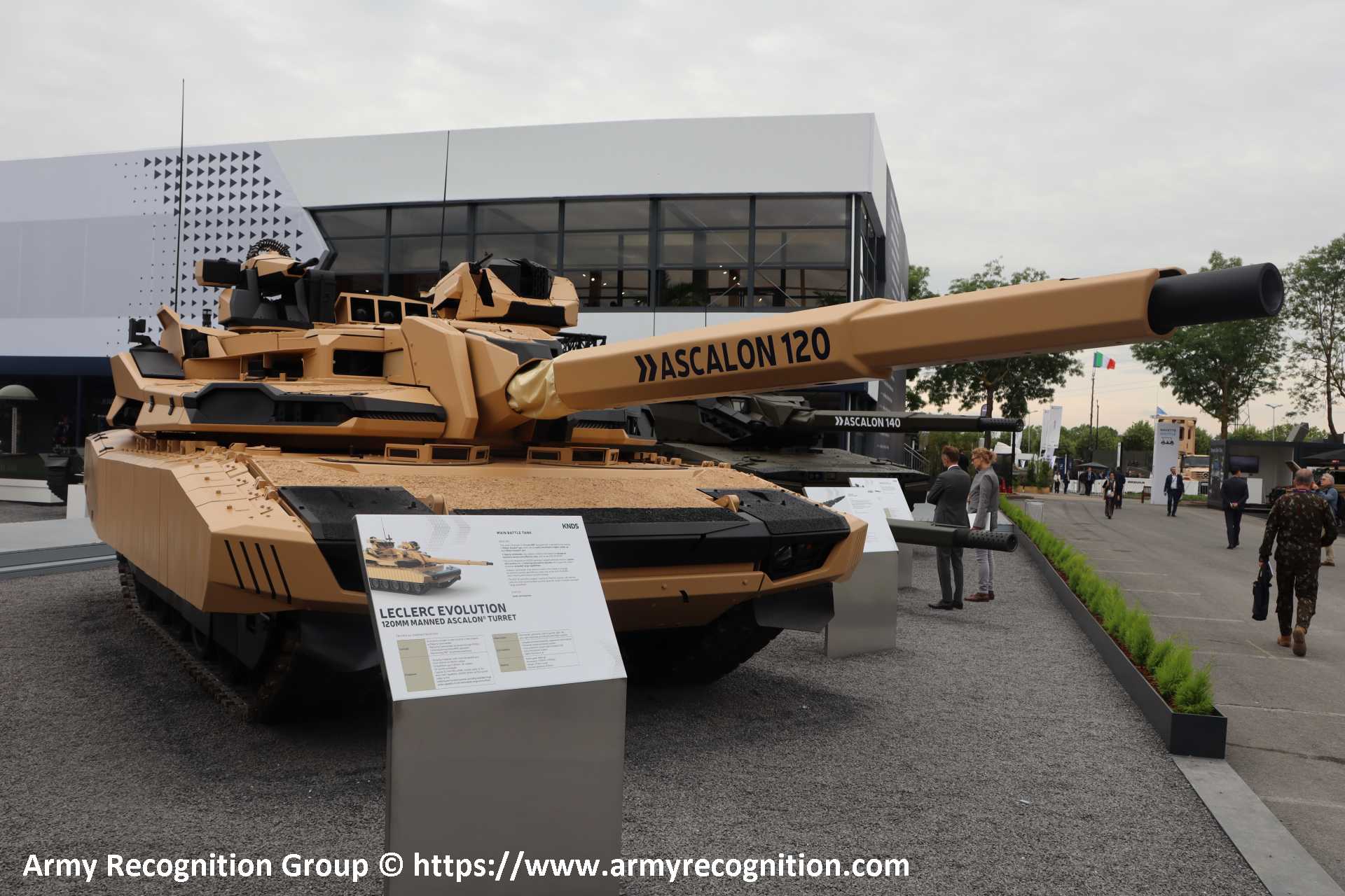 Exclusive: Leclerc Evolution Tank Features ASCALON Turret for Rapid Retrofits from 120mm to 140mm