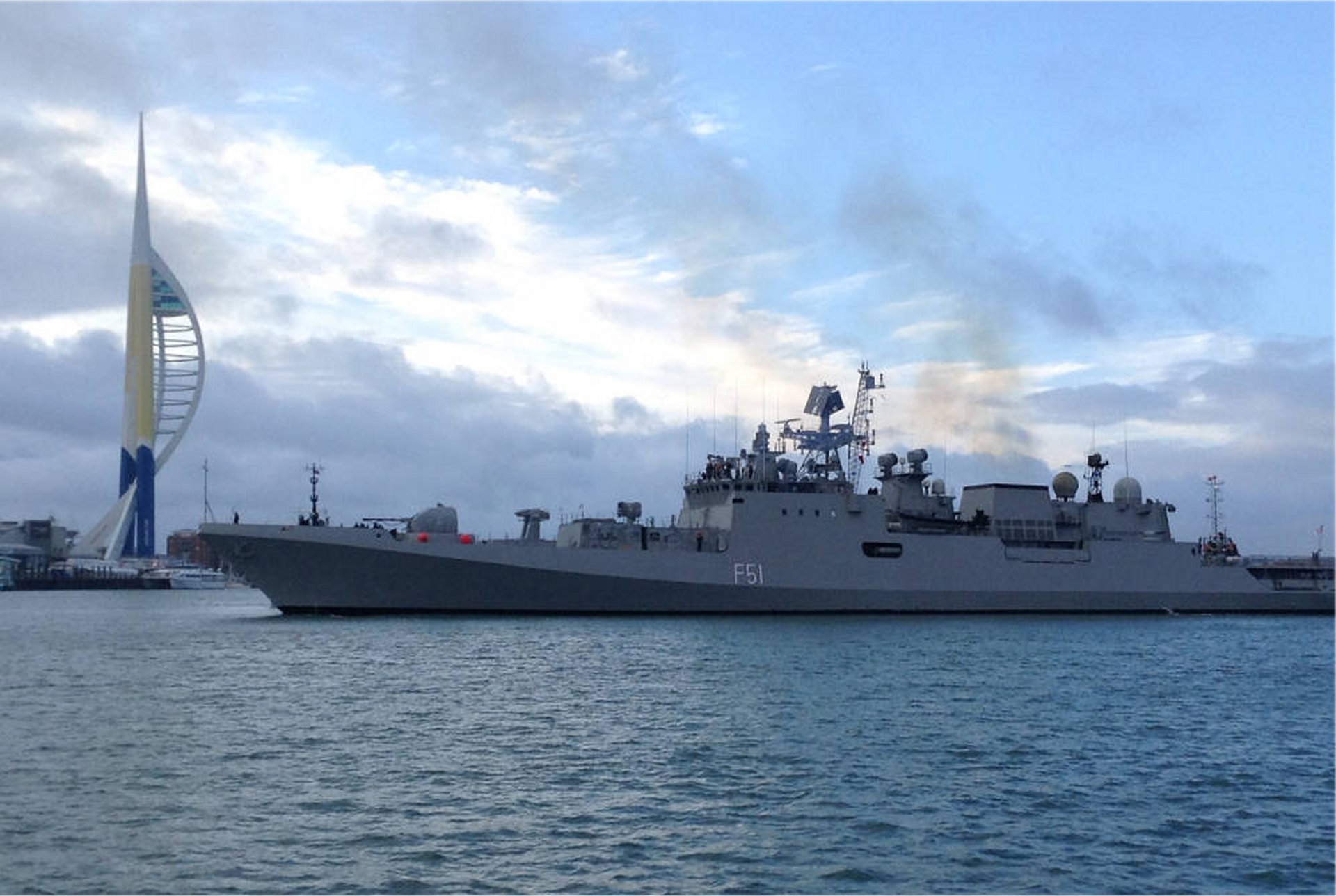 Russia set to deliver first missile frigate to India by month end amid ...