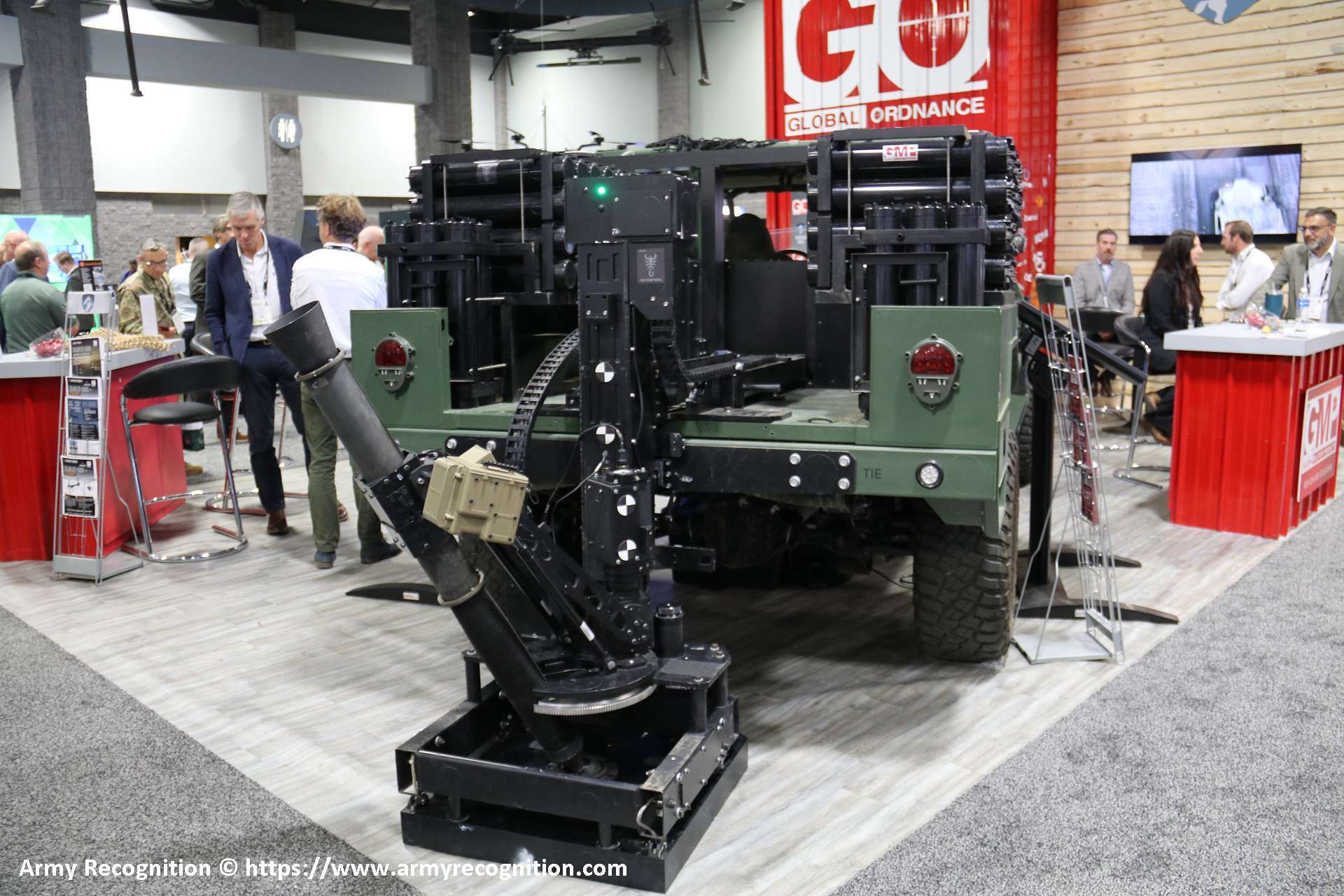 Global Ordnance Exhibits Highly Mobile 81mm Scorpion Light Mortar System at AUSA 2024