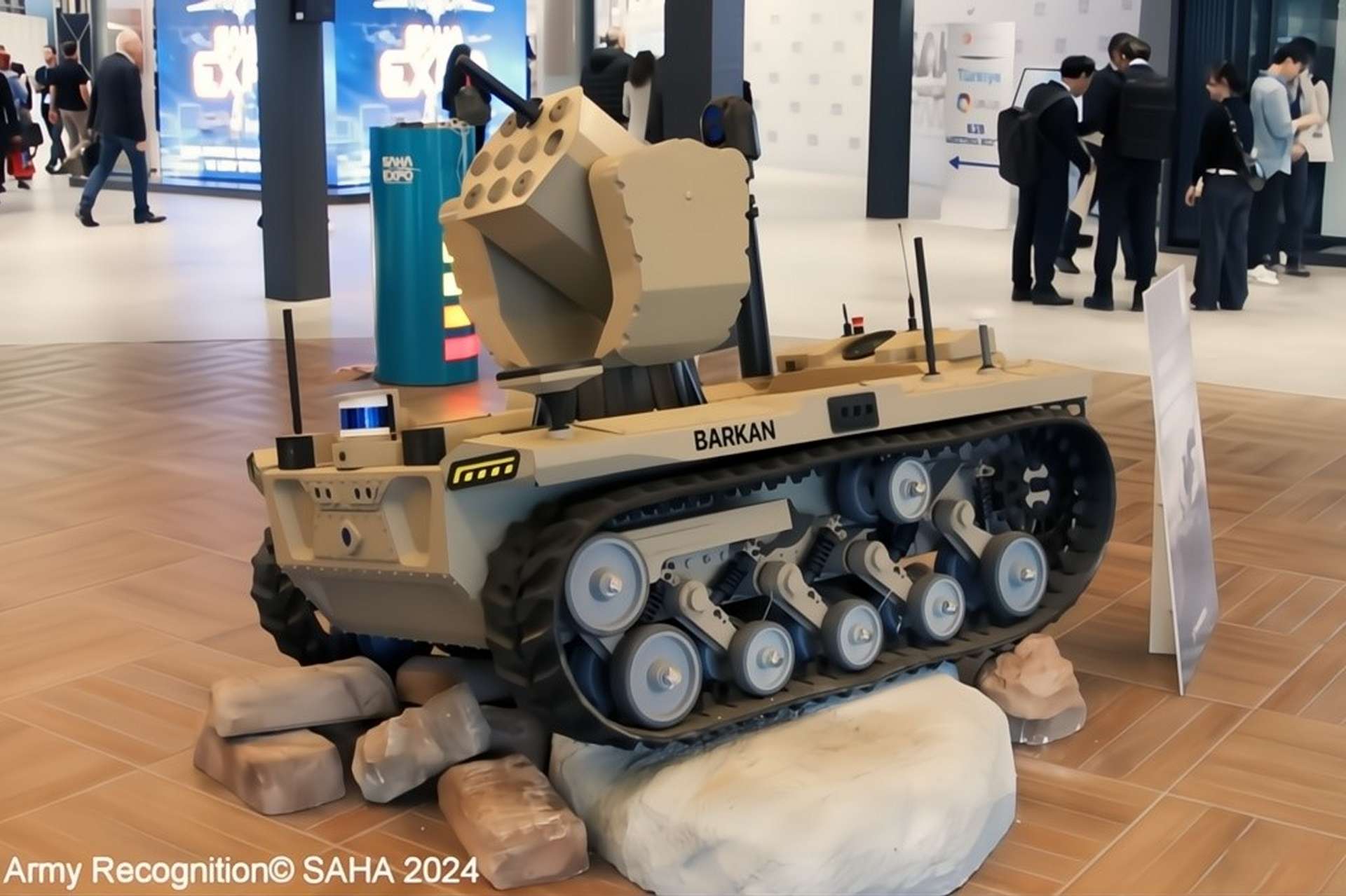 Havelsan from Türkiye integrates swarm loitering munition launcher on ...