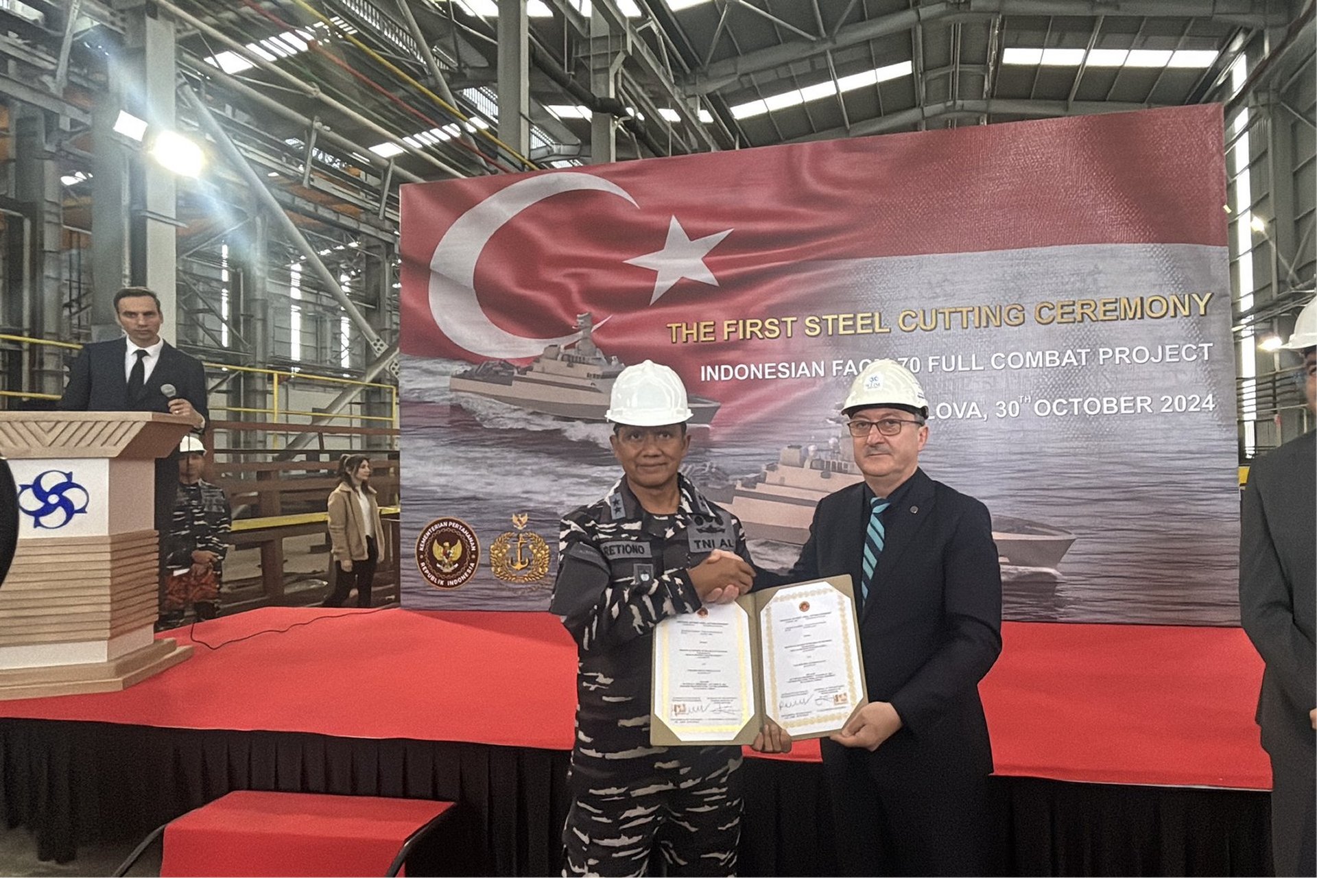 Indonesia's first FACM-70 Fast Attack Missile Craft begins construction ...