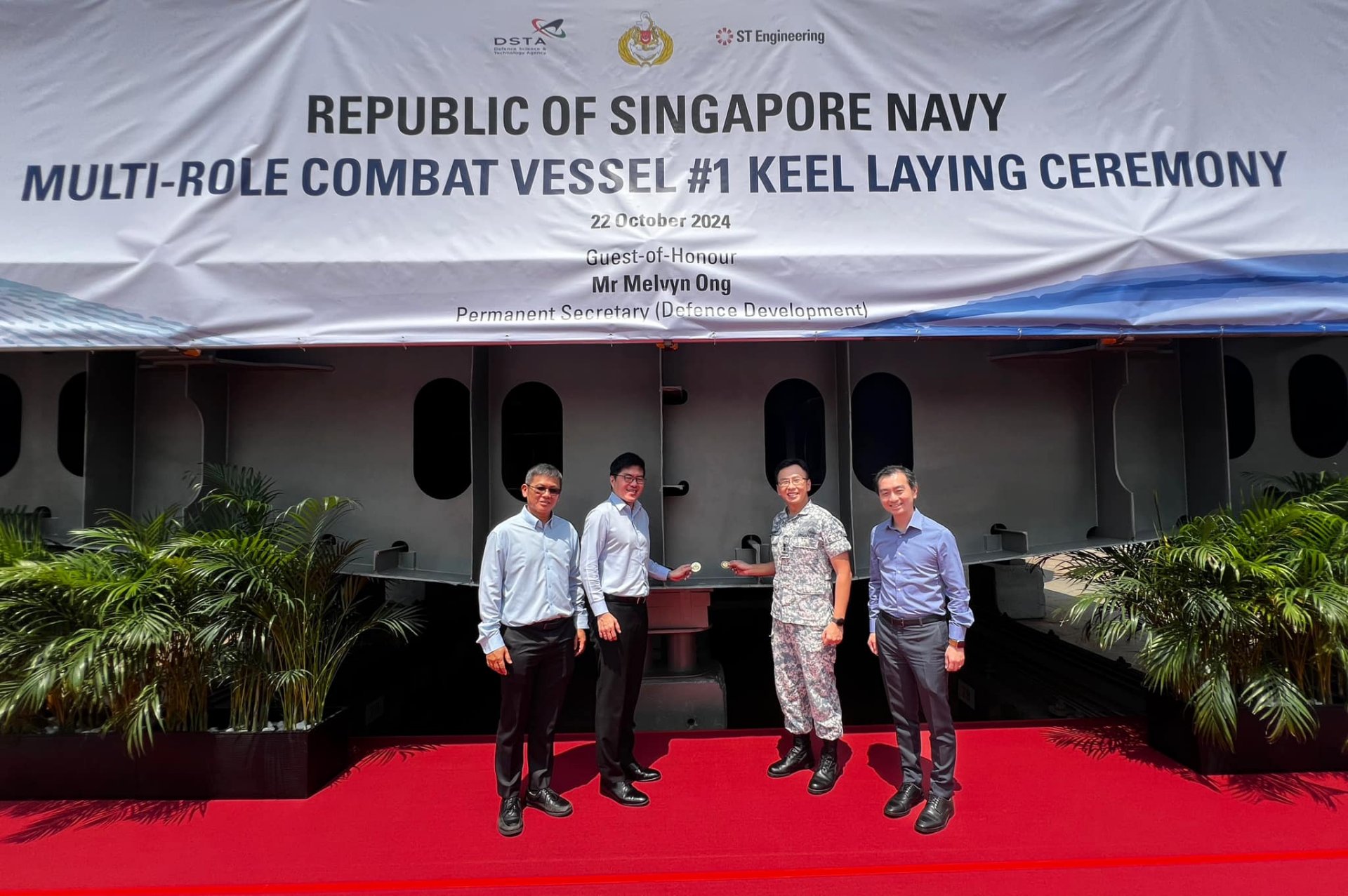 Keel laying ceremony marks key milestone for Singapore’s first Multi ...