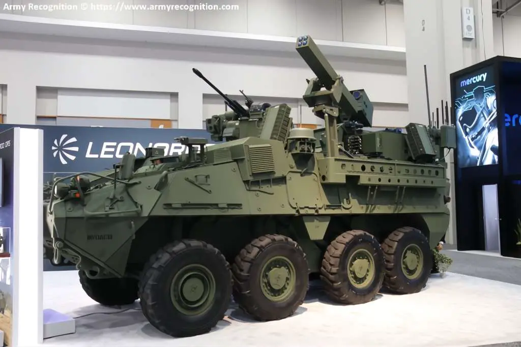 Leonardo DRS and BlueHalo reveal new laser-armed Stryker C-UAS DE to ...