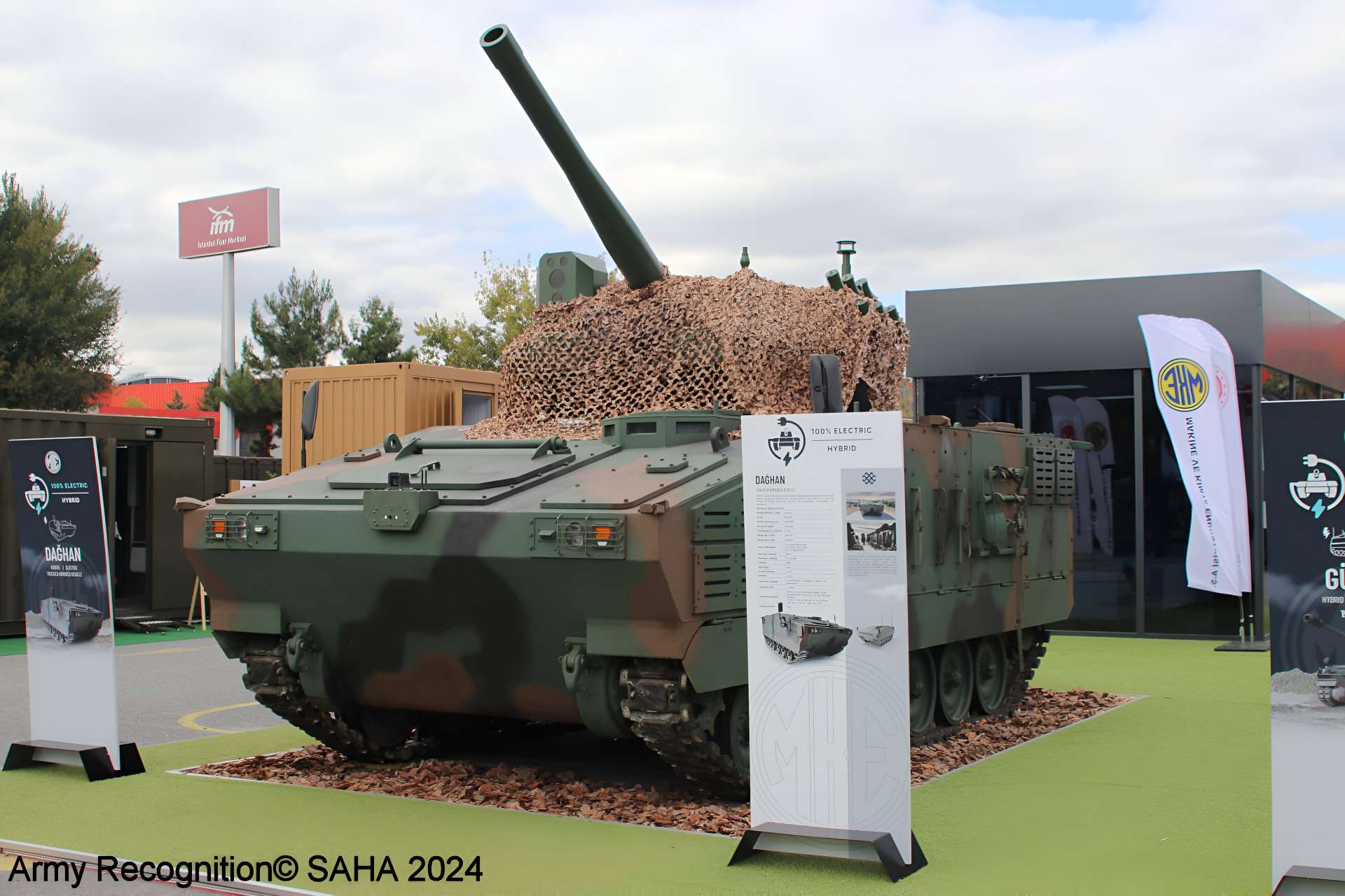 New Turkish Dağhan tracked armored vehicle integrates both 120mm mortar ...