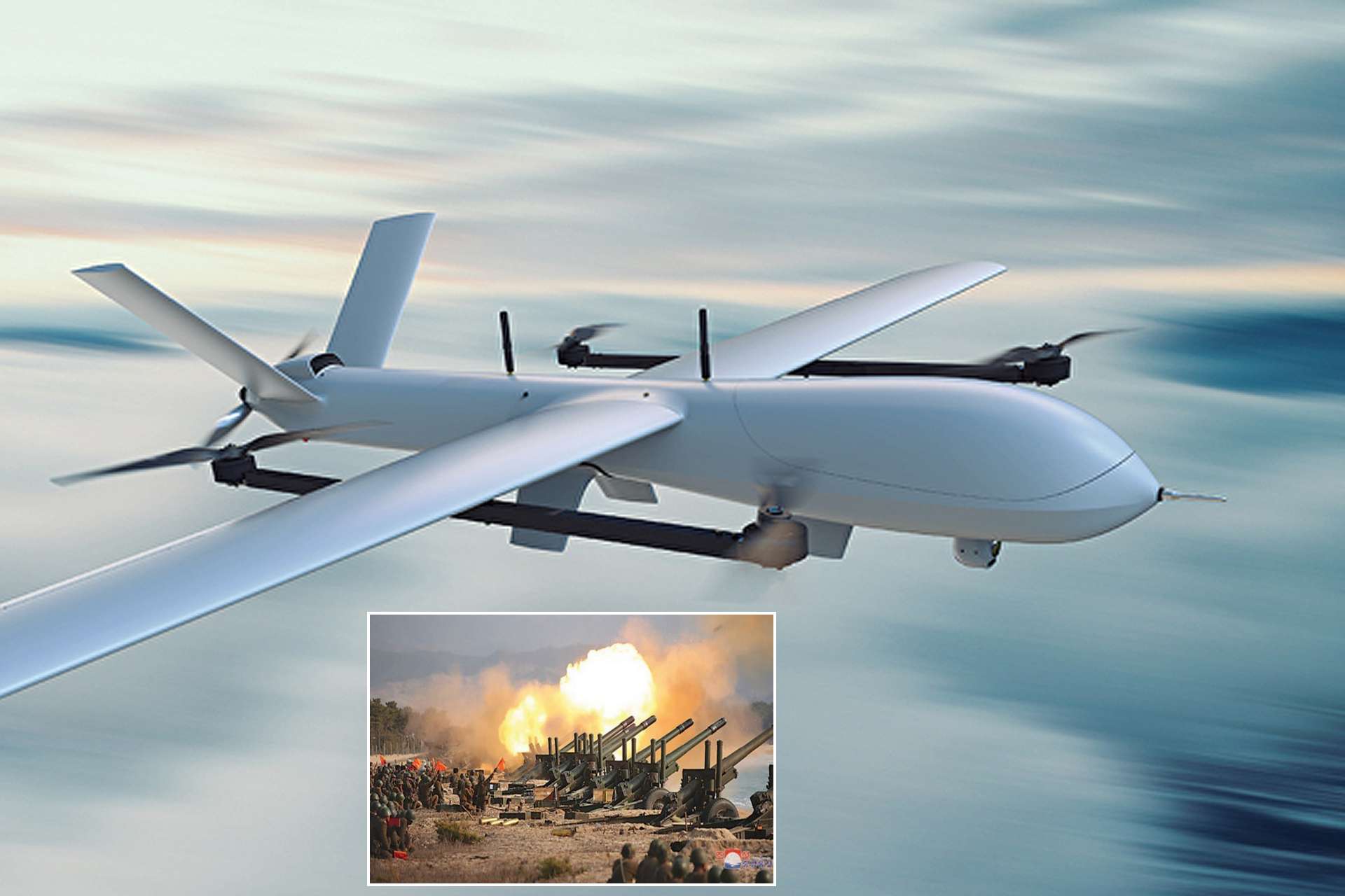 North Korea Attempts to Down South Korean Modern Drone with Old KS-19 ...