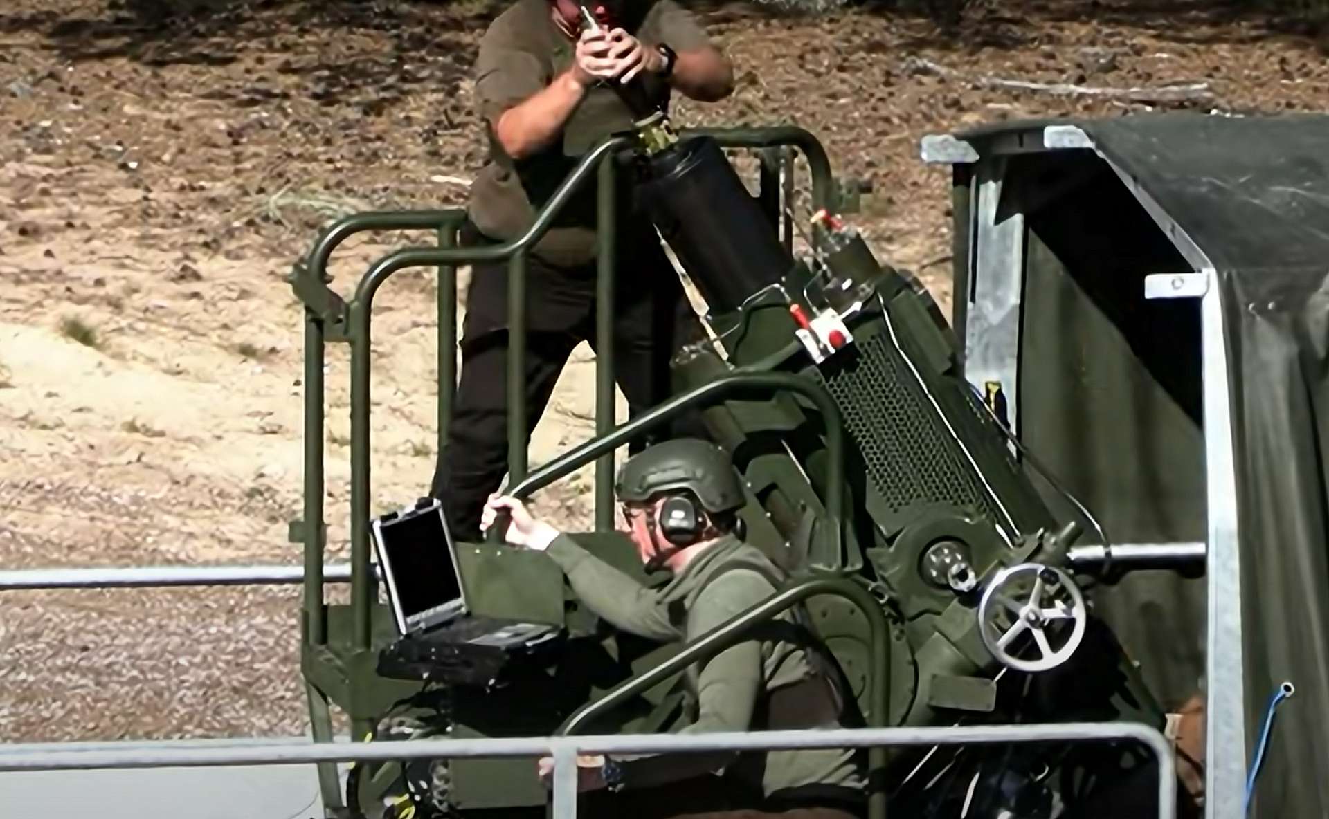 Patria from Finland Unveils New Patria TREMOS 120mm Wheeled Self ...