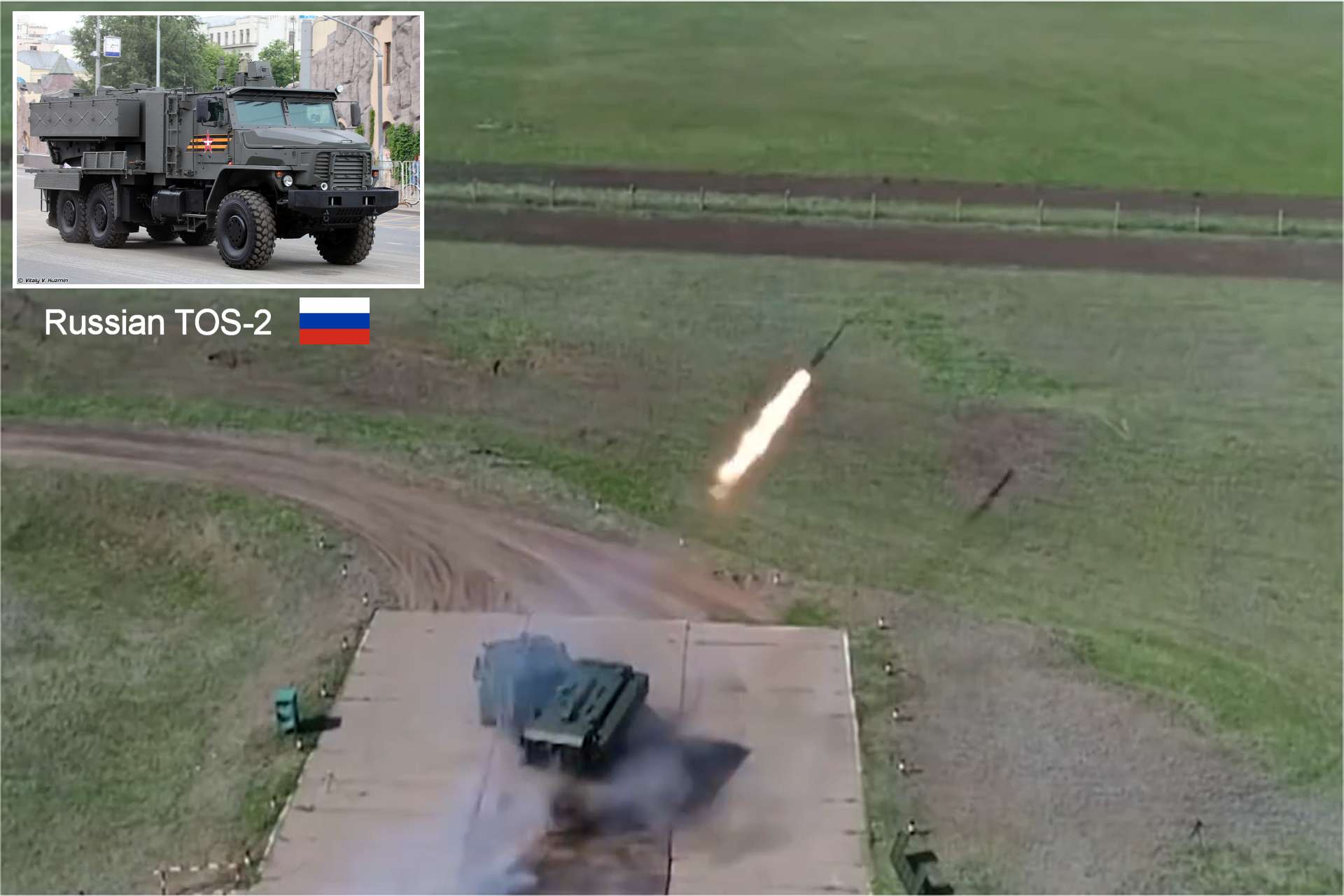 Russia Deploys Radio-Absorbing Camouflage to Conceal TOS-2 Flamethrower ...