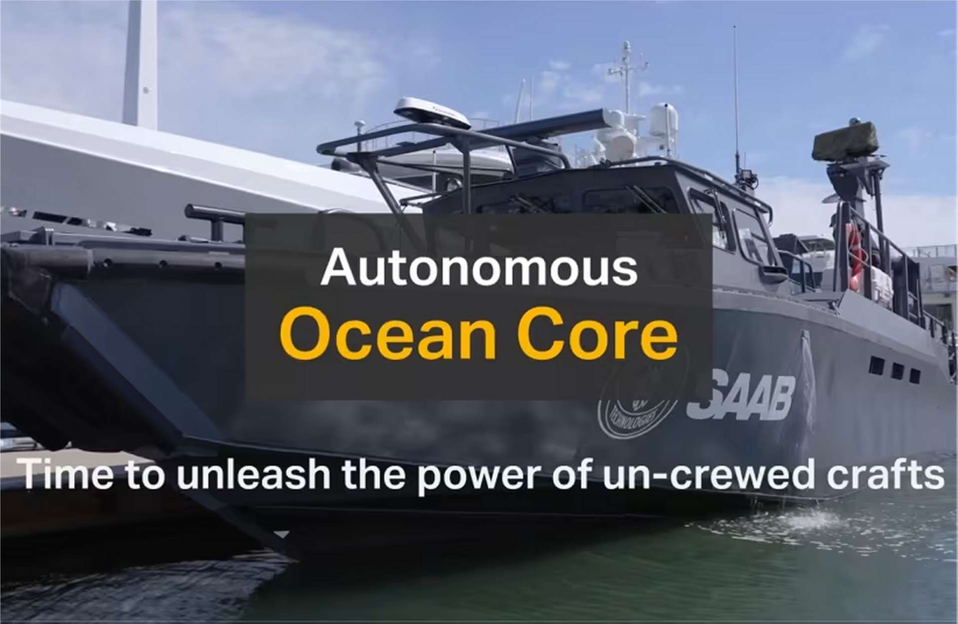 Euronaval 2024: SAAB to Showcase Revolutionary Autonomous Ocean Core ...