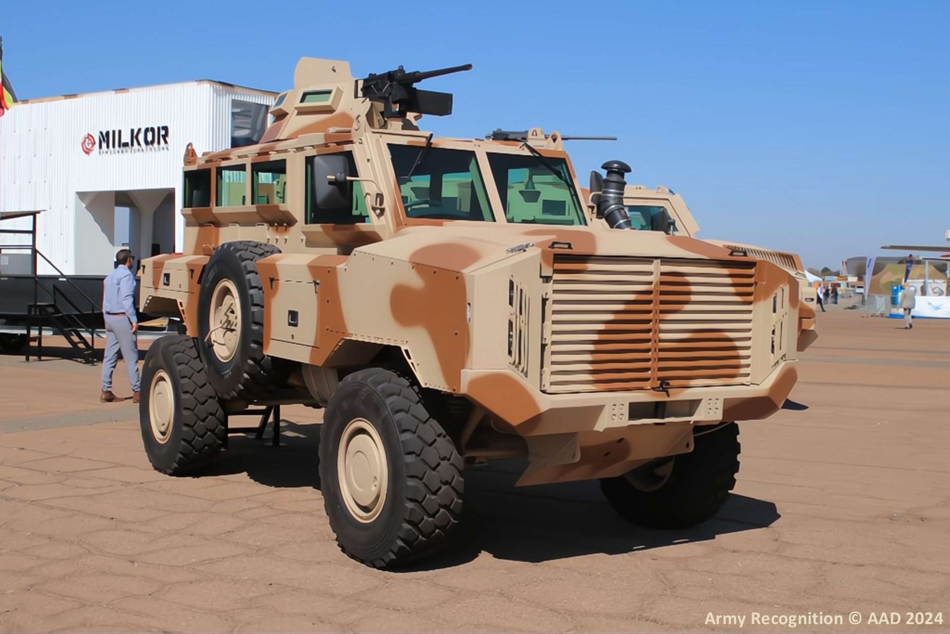 South African Twiga introduces Nkwe 4x4 MRAP with NATO Level 2 ...