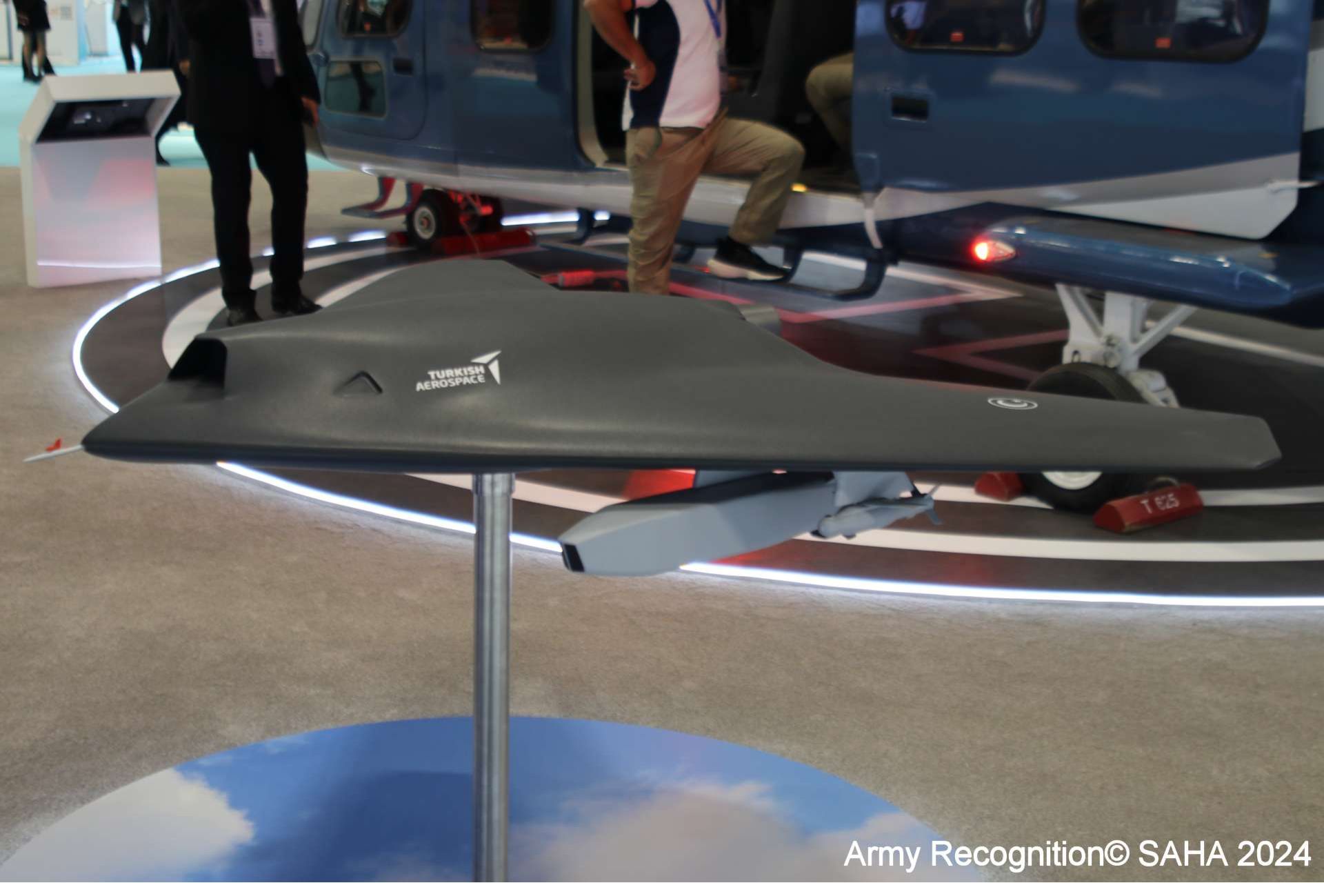 TAI Presents ANKA III Stealth Drone at SAHA 2024 Following its ...