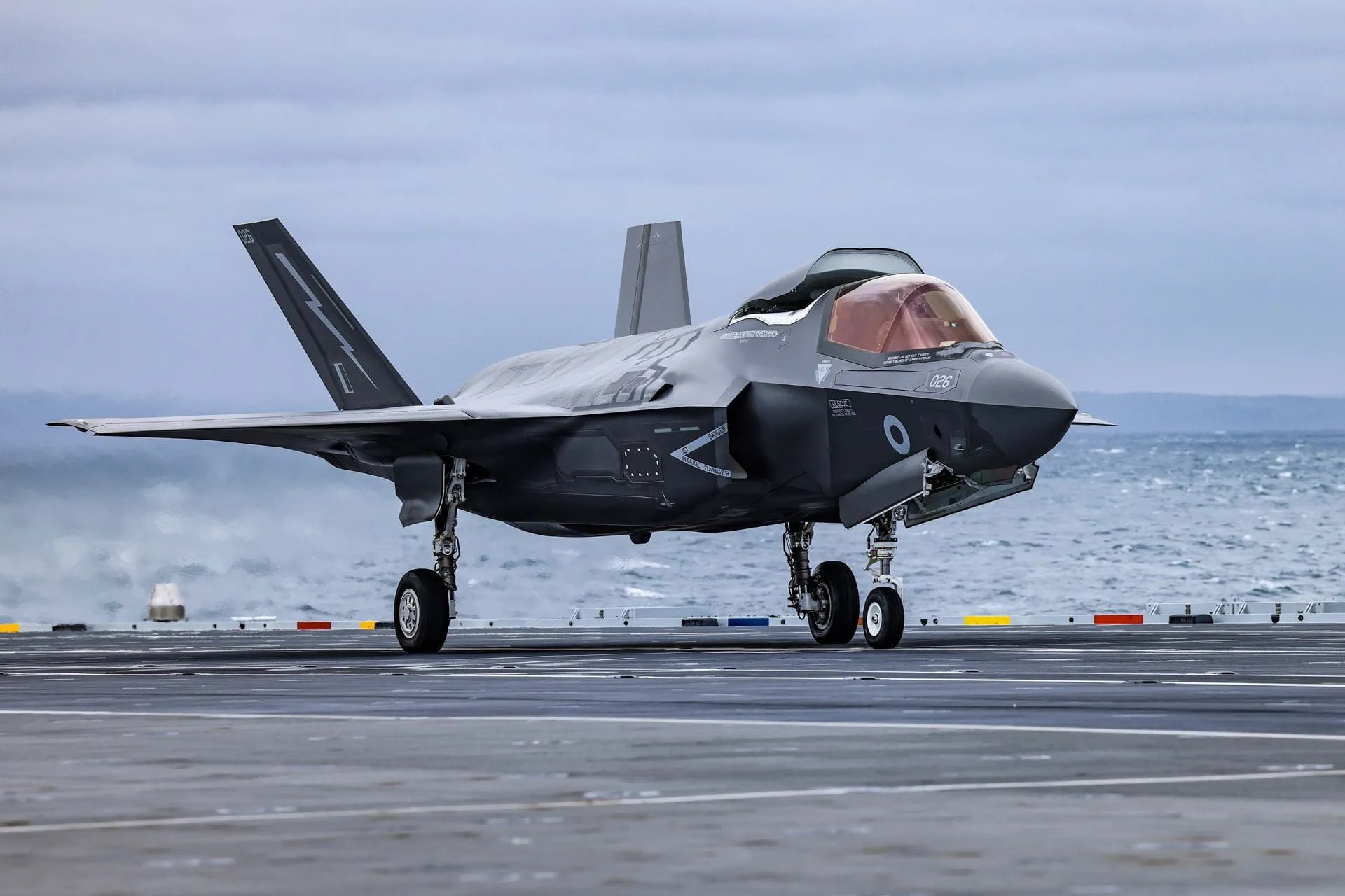 UK 809 Squadron makes historic debut with F-35B jets on HMS Prince of Wales