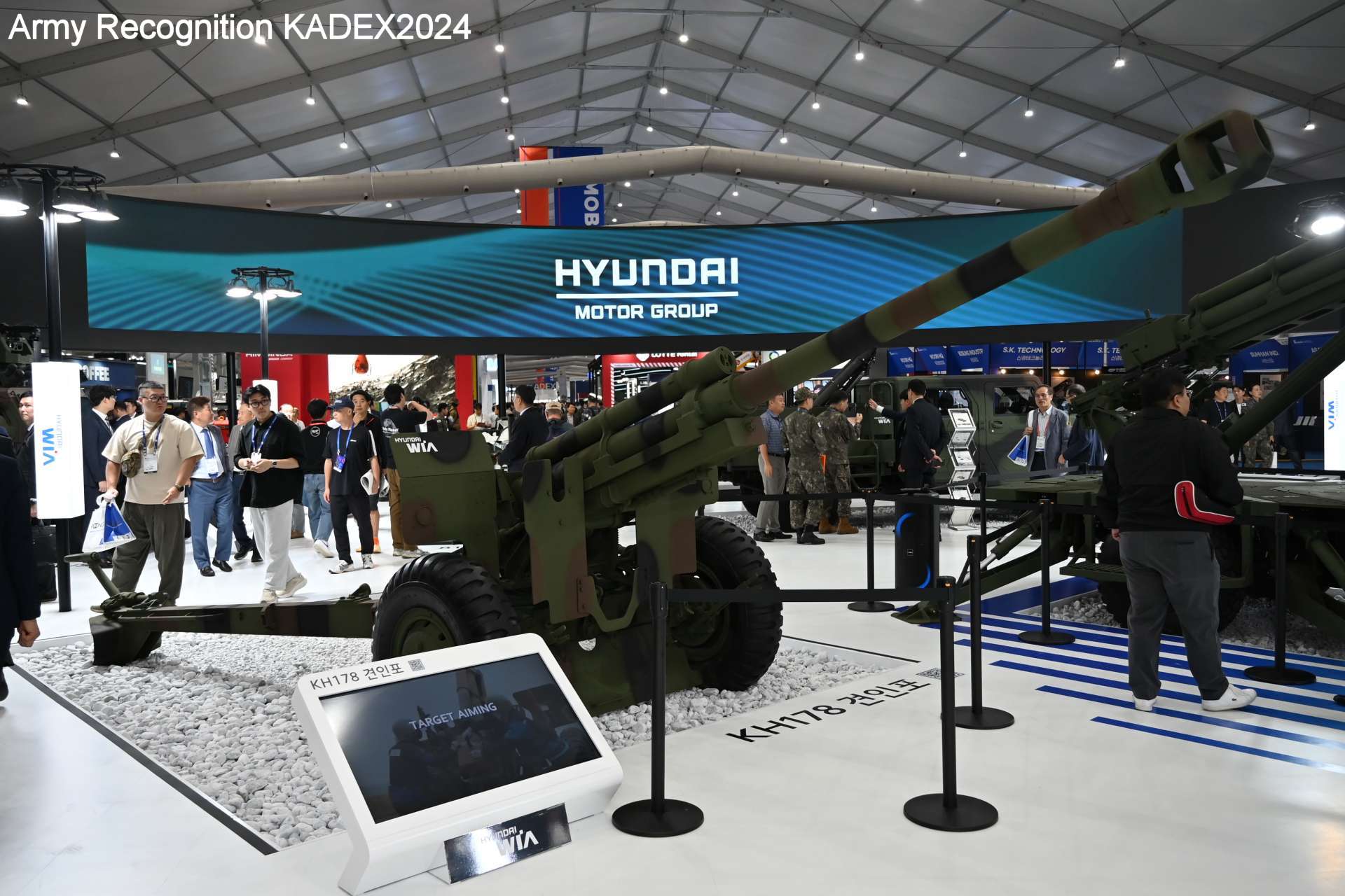 Versatile South Korean KH178 Towed Howitzer Presented at KADEX 2024