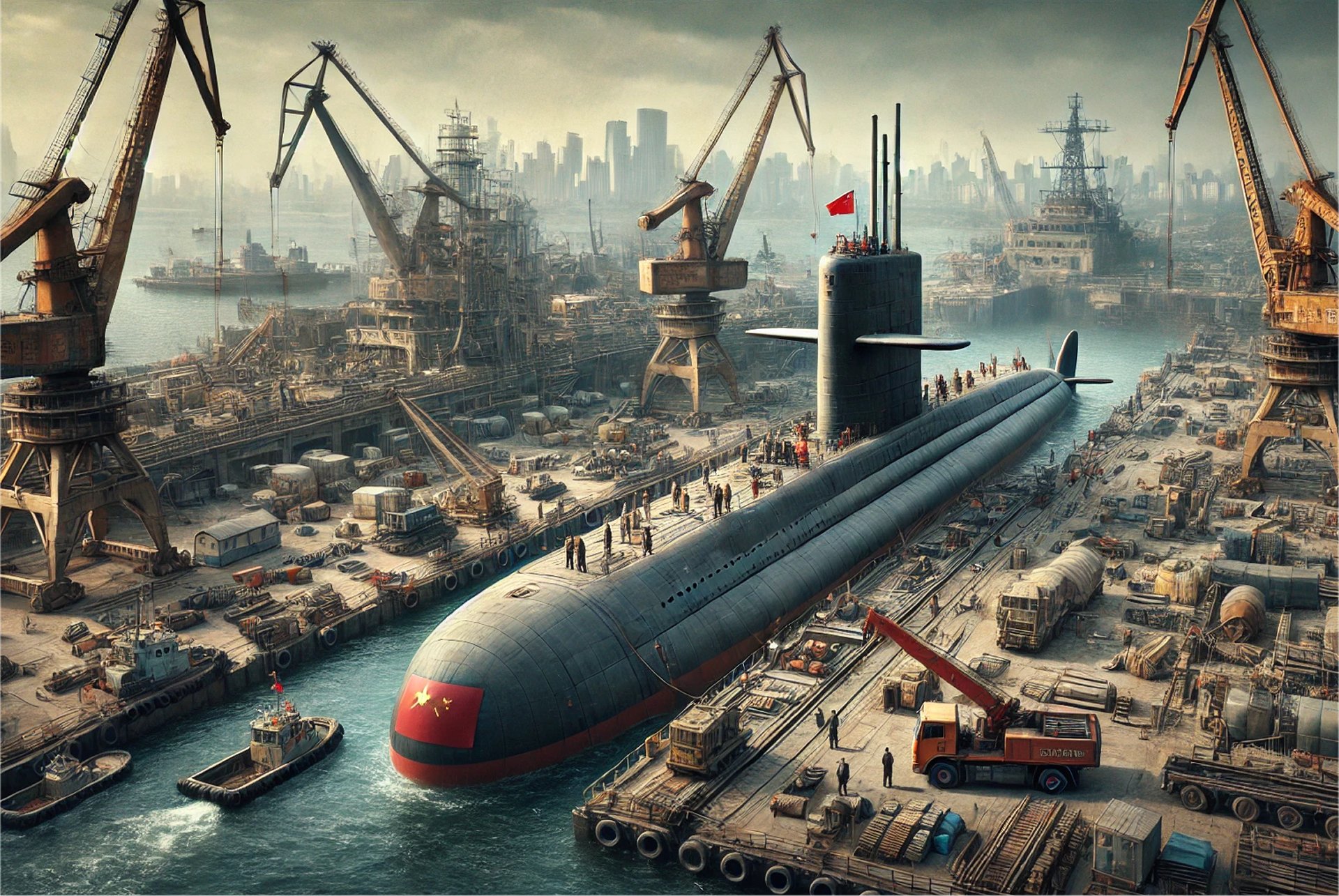 China's newest nuclear submarine reportedly sank at dock earlier this ...