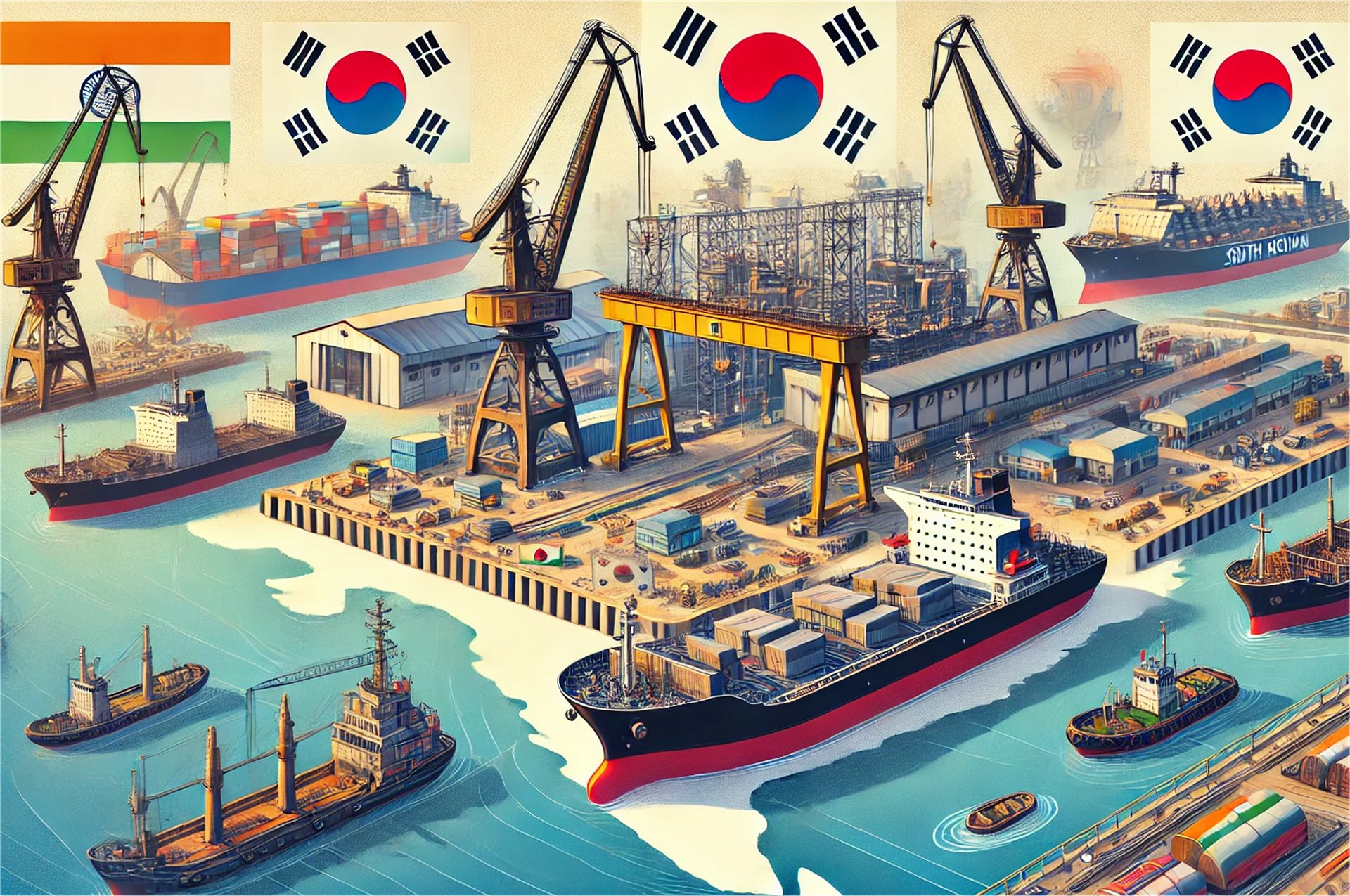 India seeks shipbuilding investments from South Korea and Japan for ...
