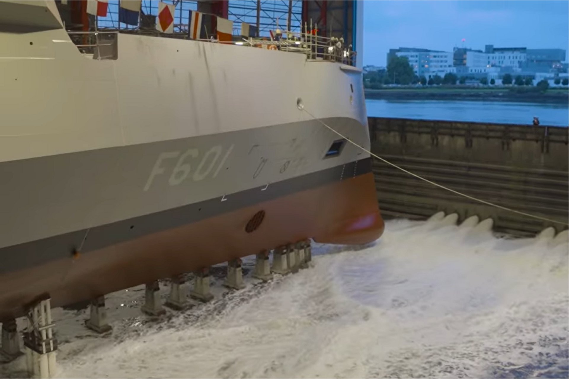 Naval Group prepares to launch second Greek frigate Nearchos on ...