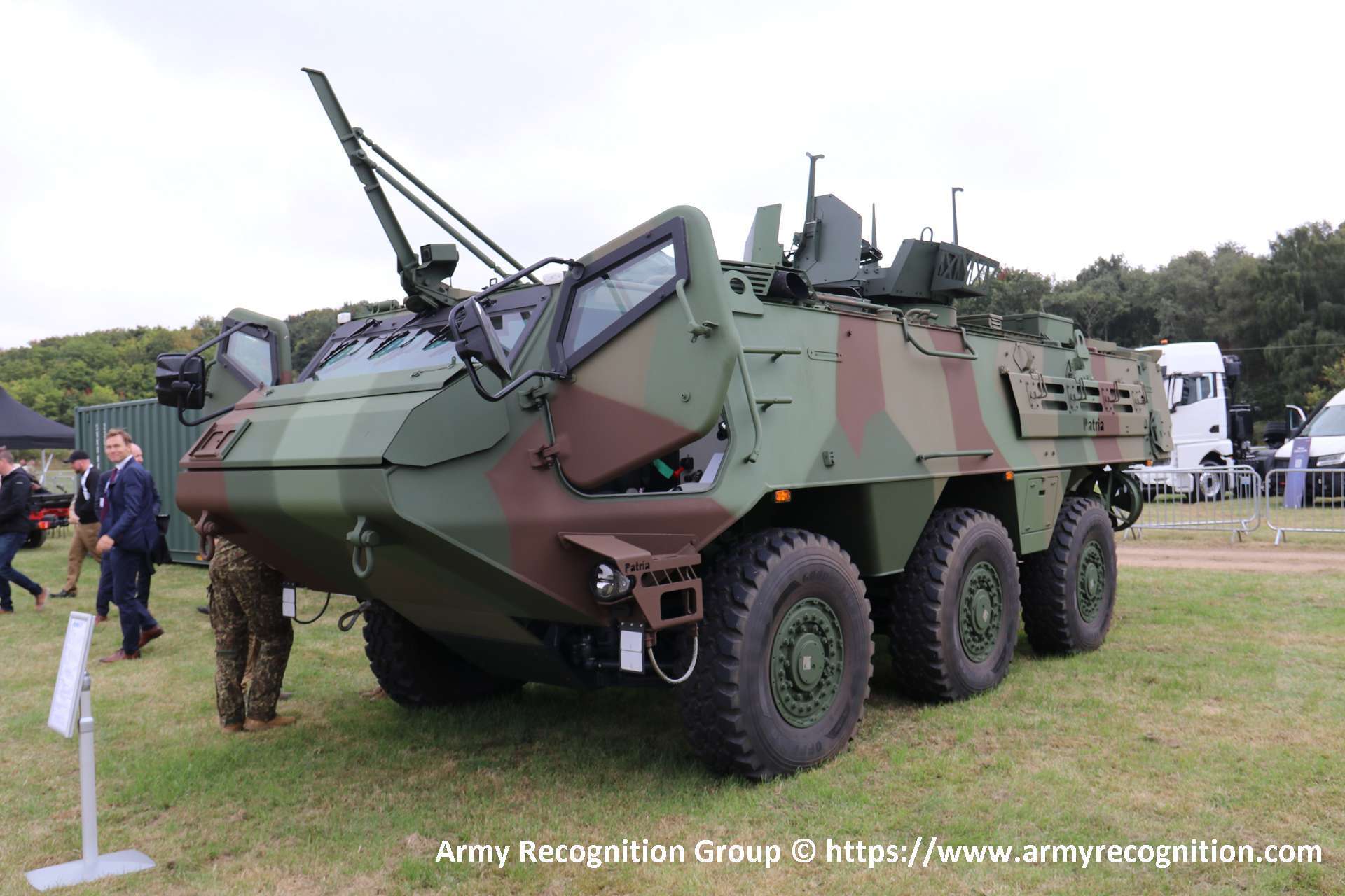 Patria Demonstrates Capabilities of Renowned 6X6 Armored Vehicle at DVD ...