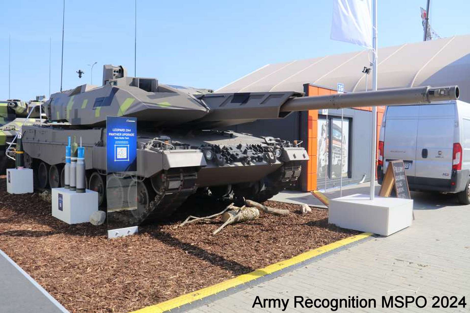 Prominent Appearance for Rheinmetall's Leopard 2A4 Panther Upgrade Main ...