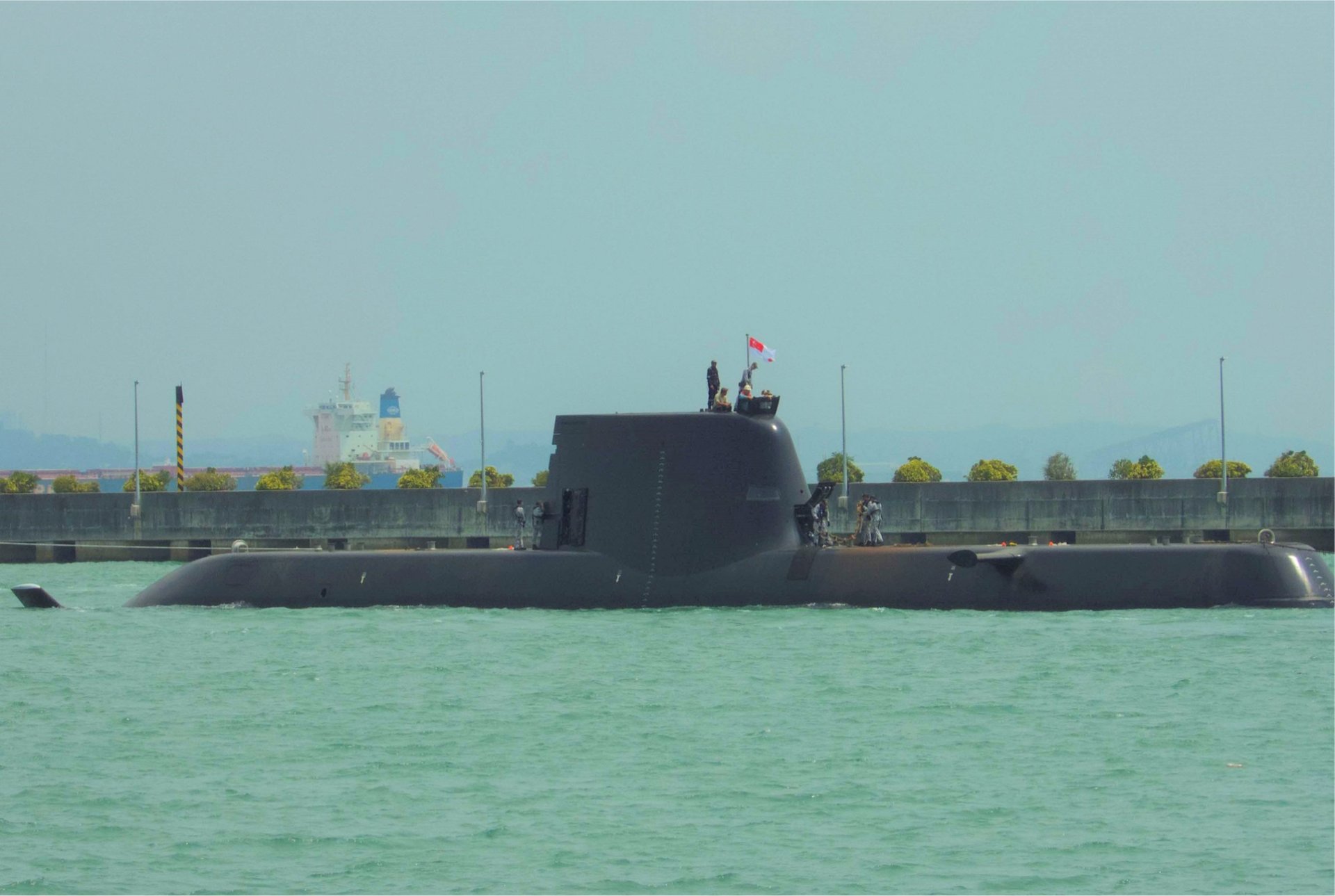 Second Invincible-class submarine Invincible returns to Singapore after ...