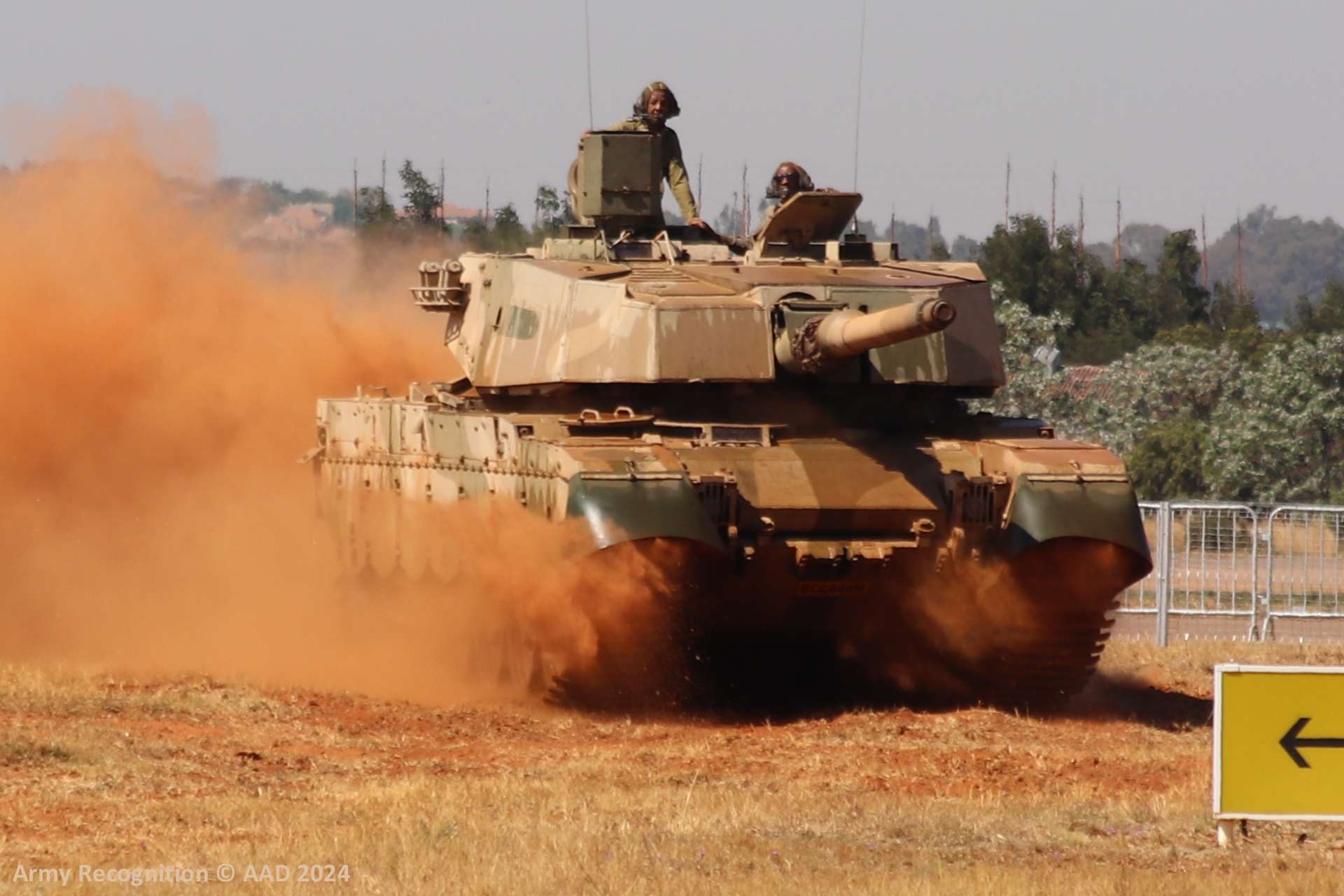 South Africa's homegrown Olifant Mk2 tank takes center stage at AAD 2024