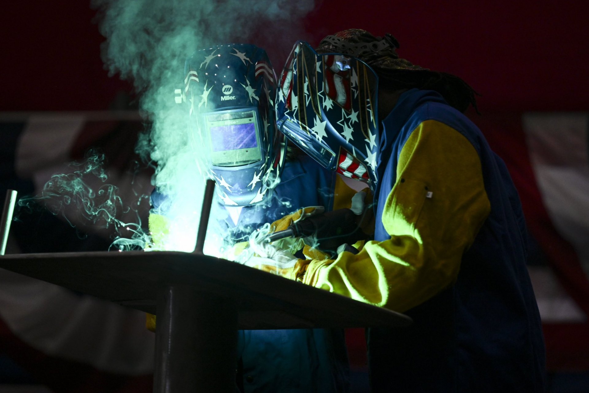 USNS Lansing EPF 16 keel laid at Austal Shipyard with SECNAV Del Toro