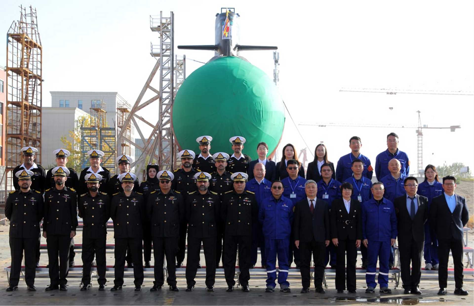Pakistan Navy launches fourth Hangor-class submarine PNS Ghazi in China
