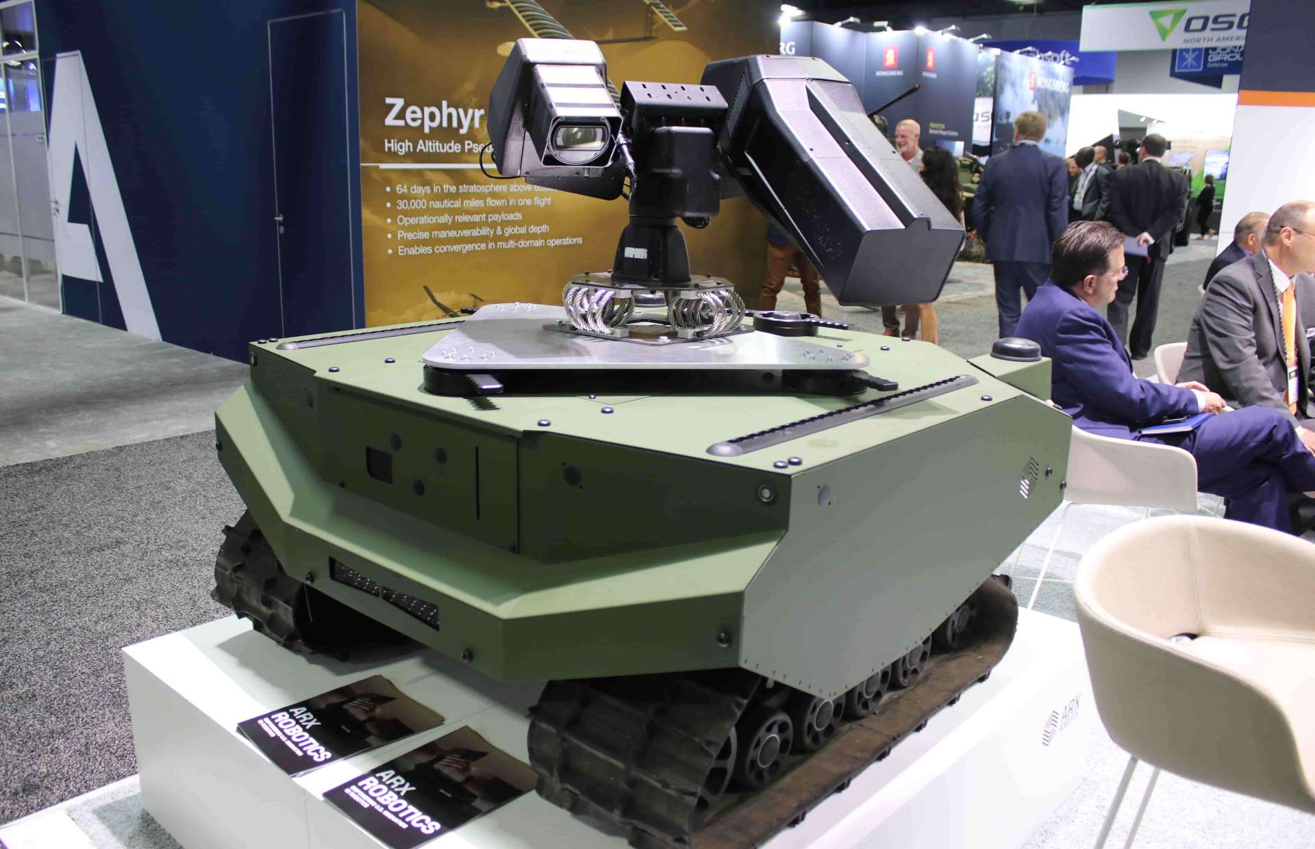 AUSA 2025: ARX Robotics’ Combat Gereon UGV teams with Dedrone Defender 2 for counter-drone missions
