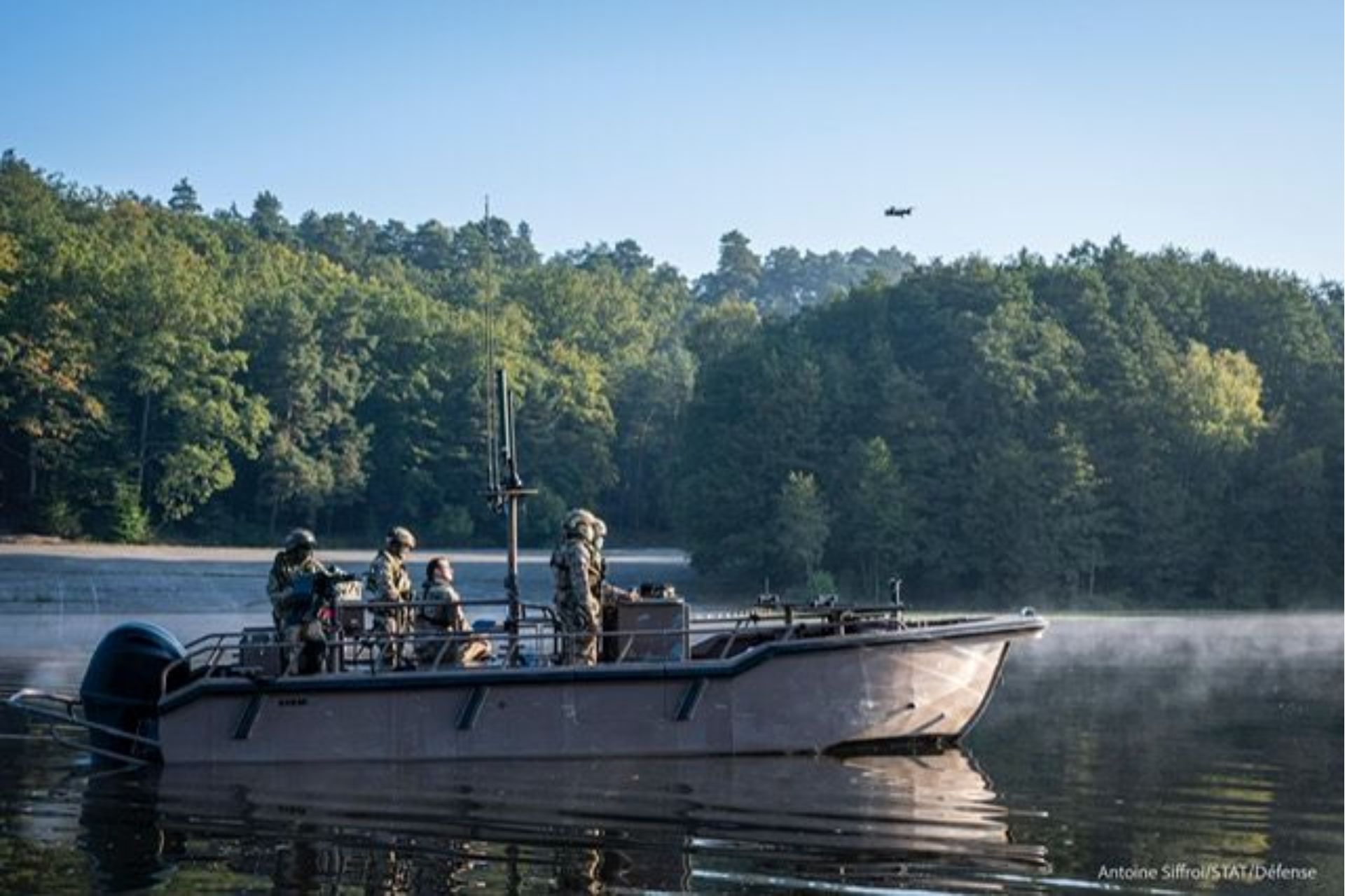 French Army Tests River-Launched Drone Swarm From Engineer Craft