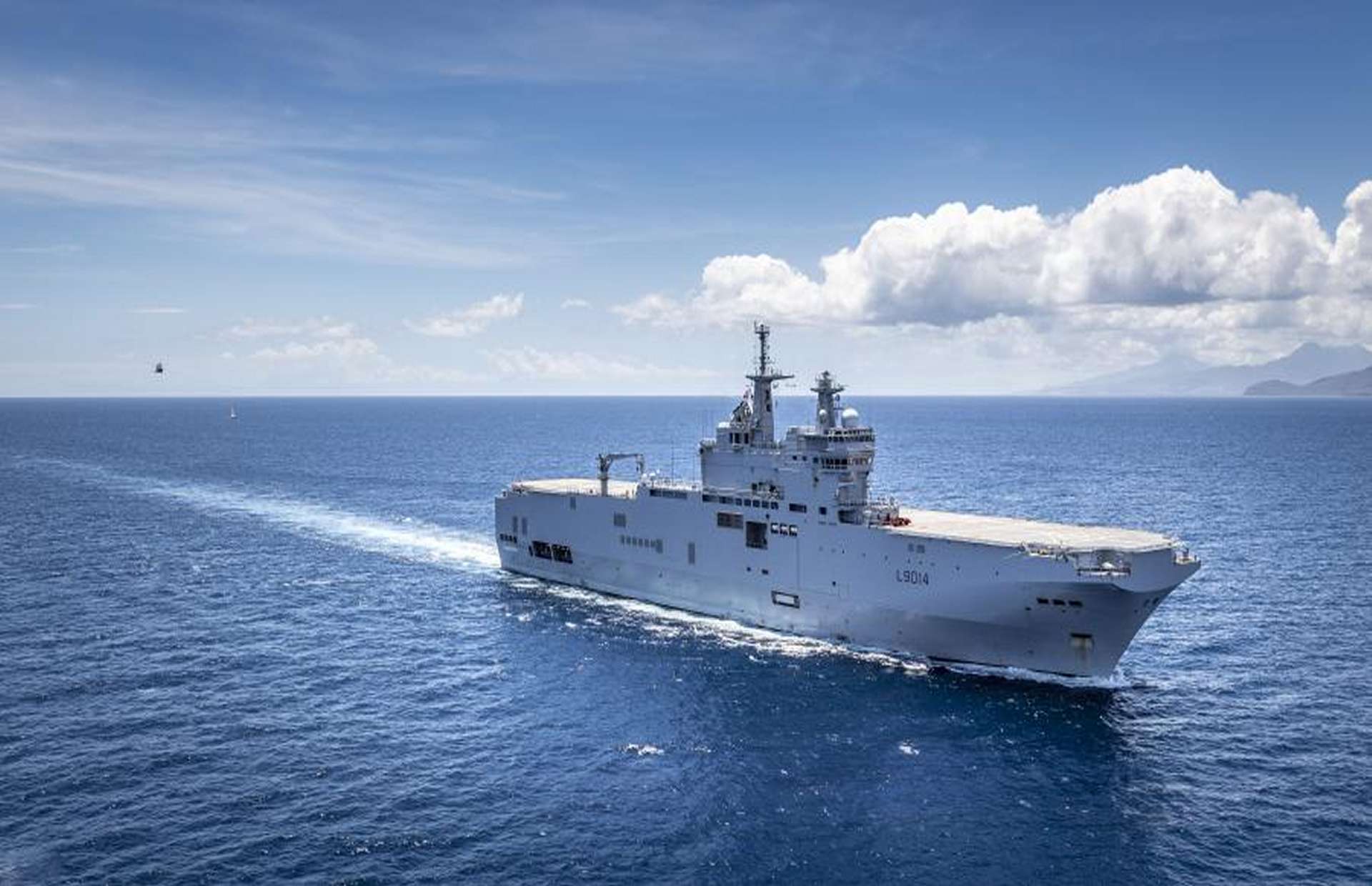 French Navy helicopter carrier Tonnerre begins joint maritime drills ...