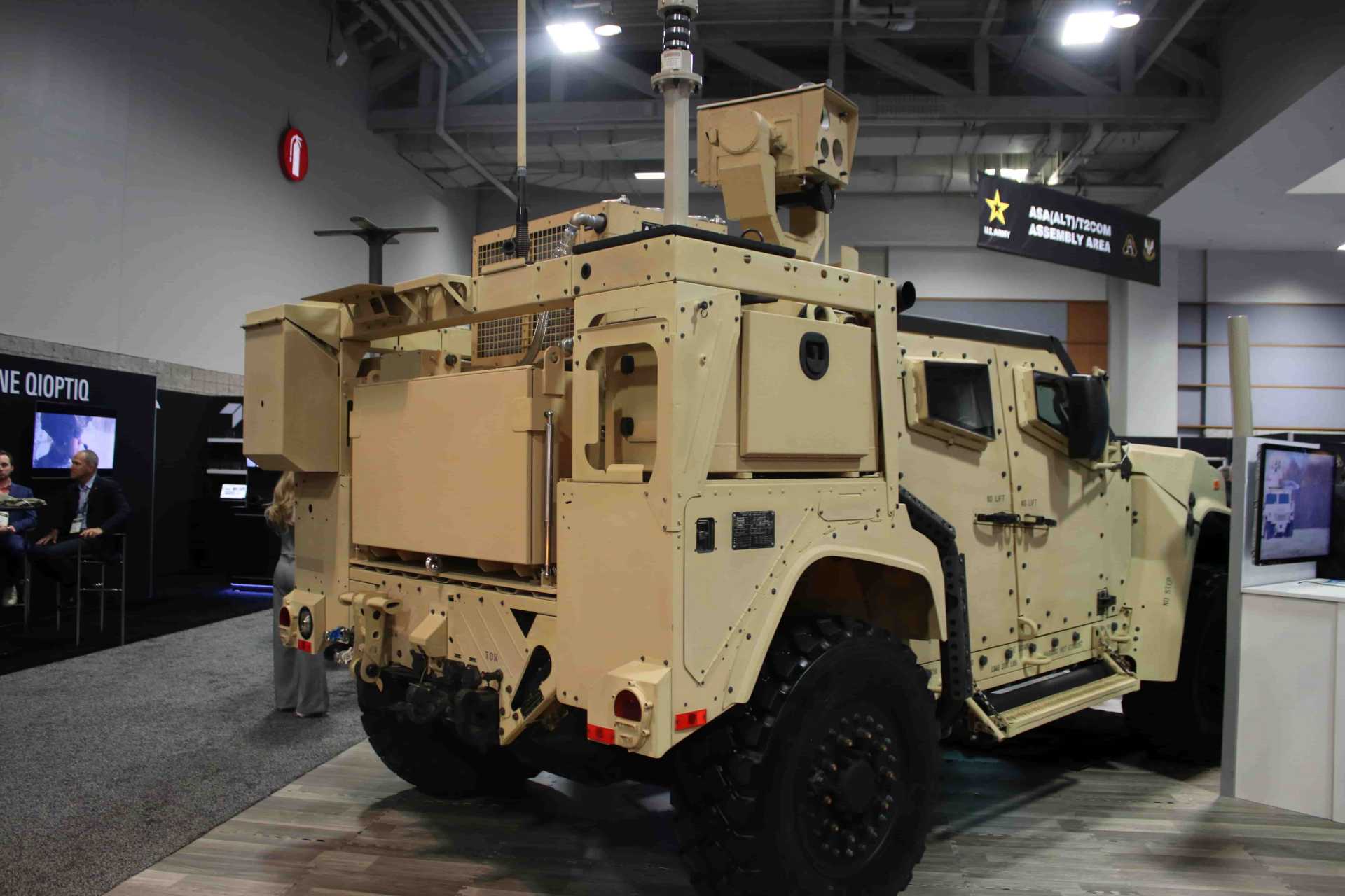 Parsons' new JLTV ZEUS 4 laser weapon clears mines at the speed of light